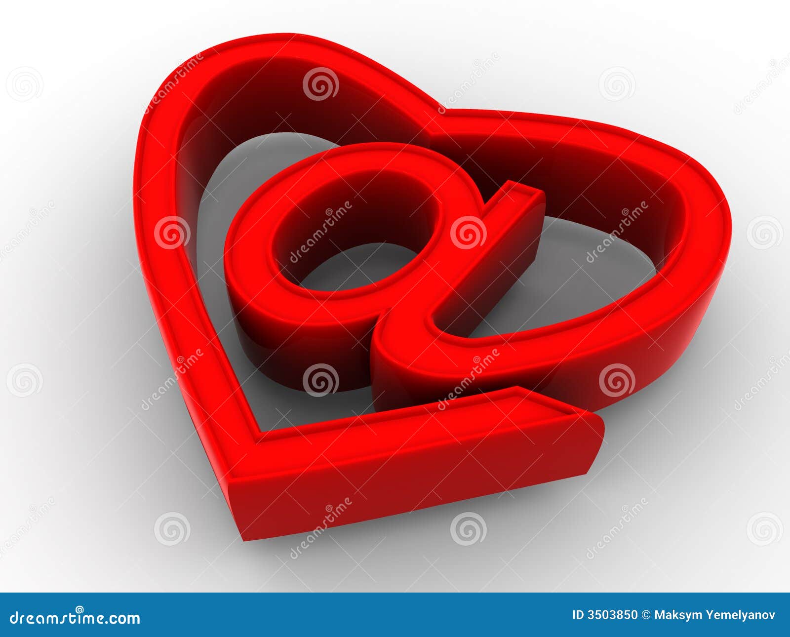 Symbol of Internet As Heart Stock Illustration - Illustration of ...