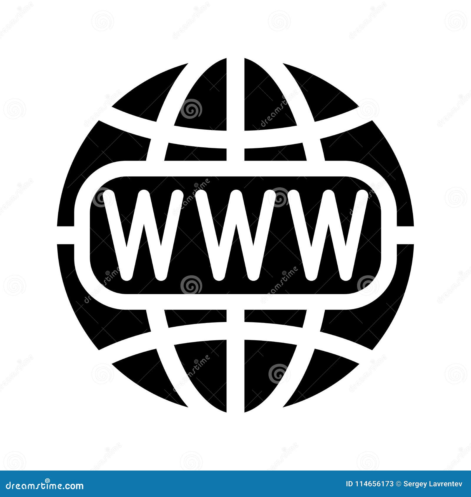 Symbol of the Internet and Globe Stock Vector - Illustration of access ...