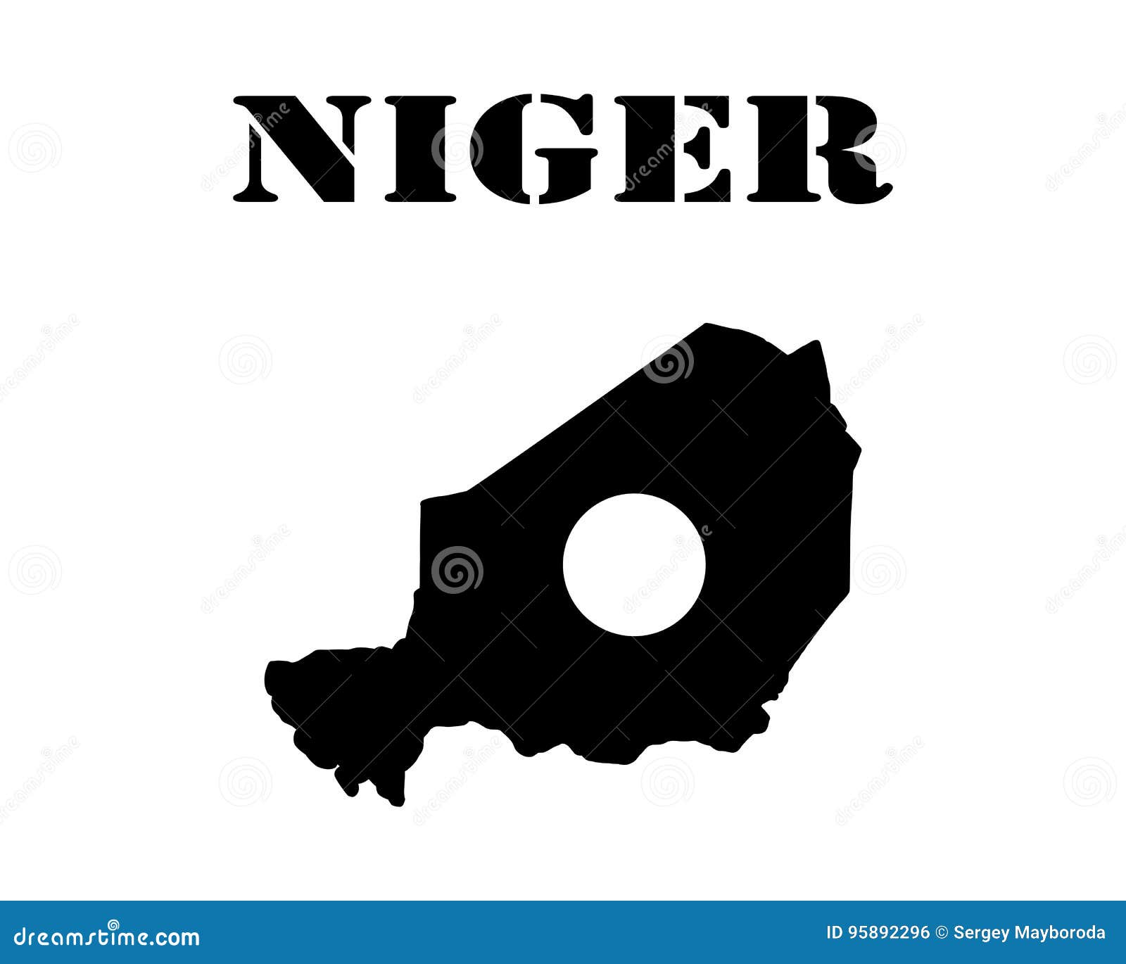 Symbol of Isle of Niger and Map Stock Vector - Illustration of earth ...