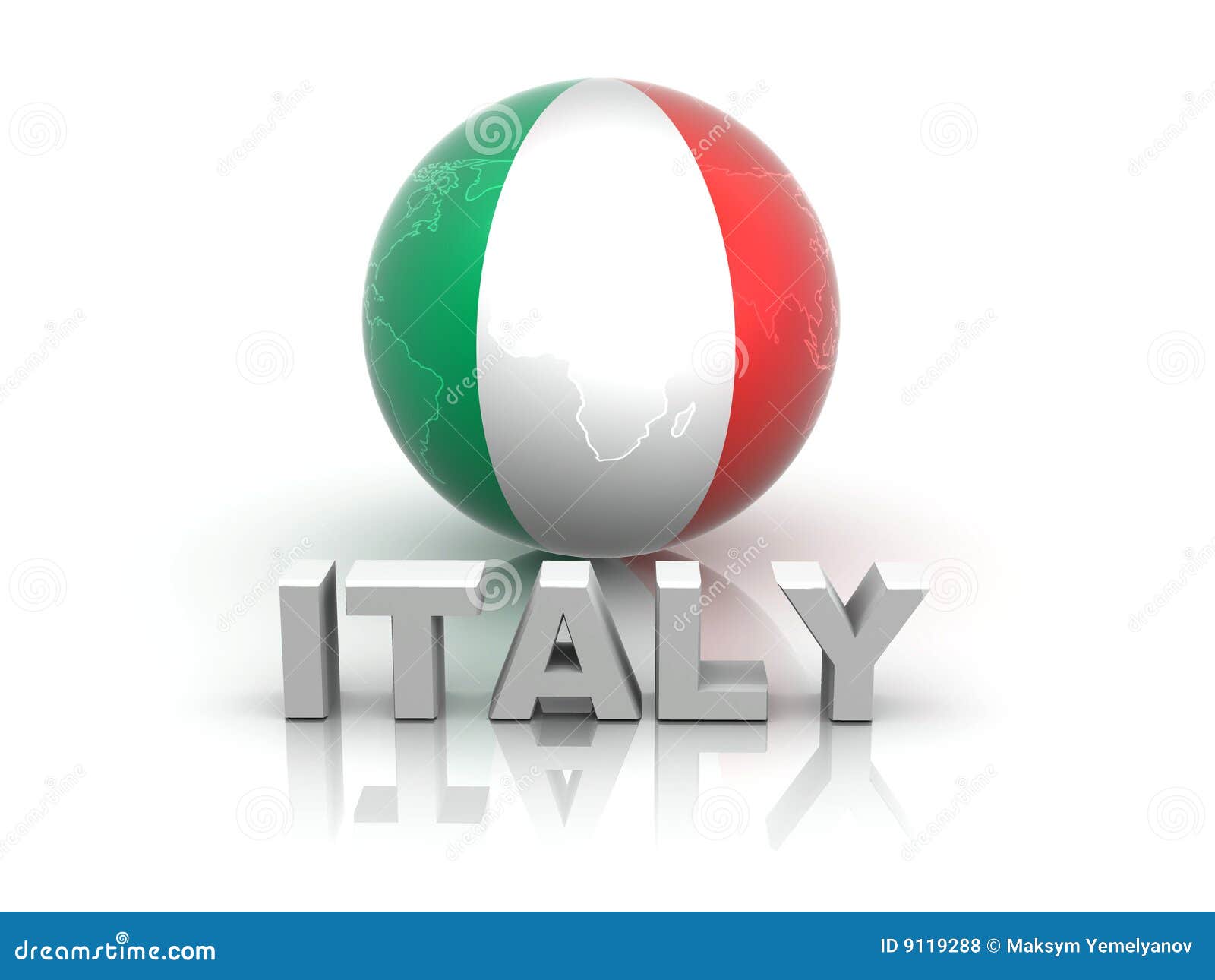 Symbol of Italy stock illustration. Illustration of italy - 9119288