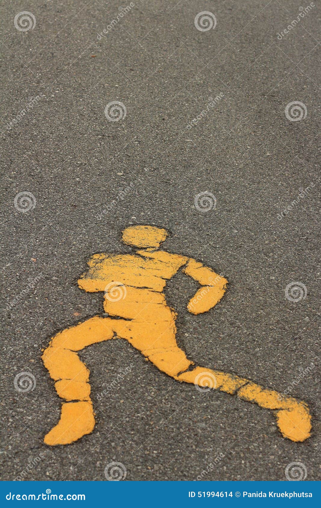 Symbol of the Jogging for Exercise on Black Background. Stock Photo ...