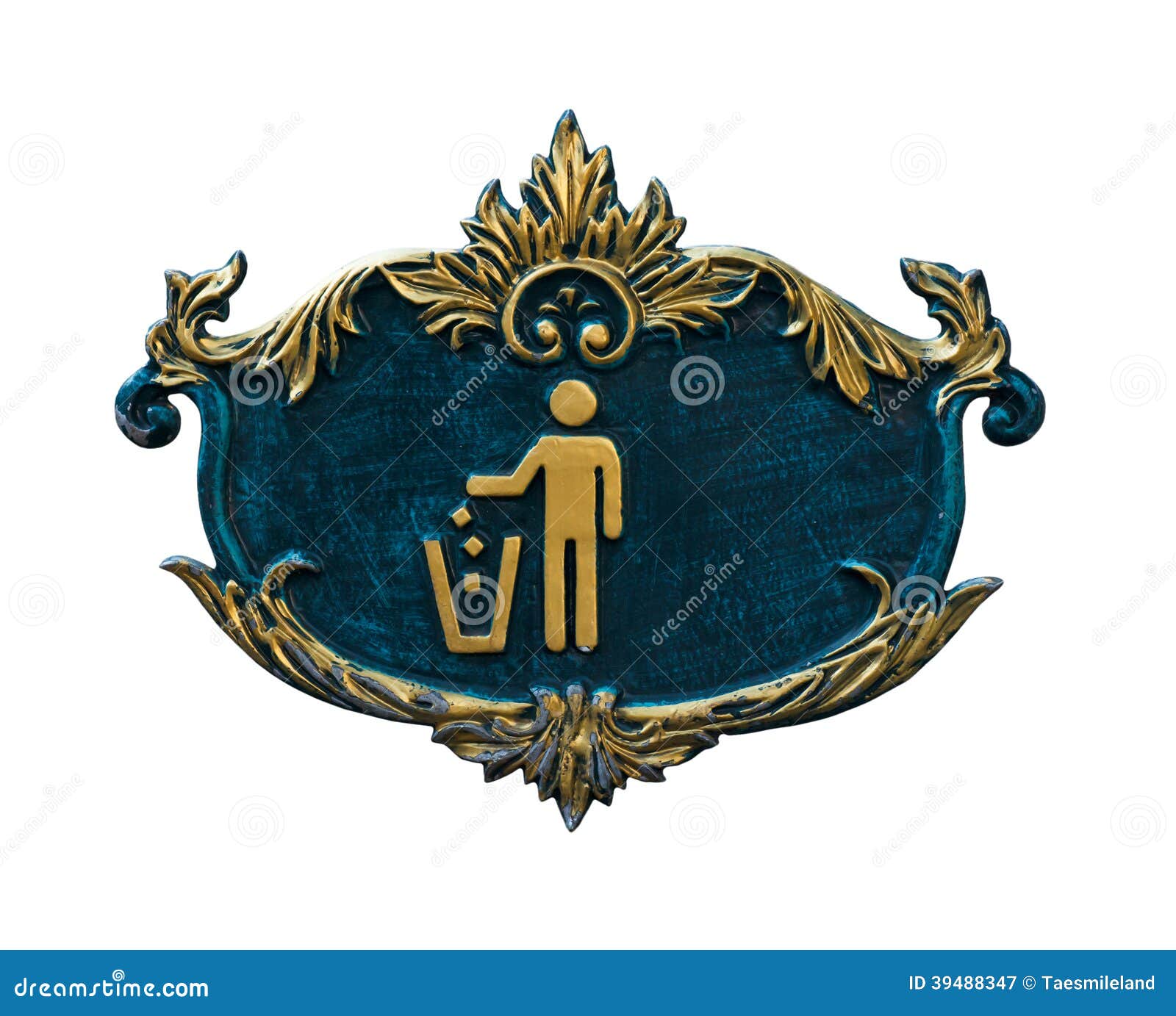 Symbol of Keep Clean stock image. Image of friendly, person - 39488347