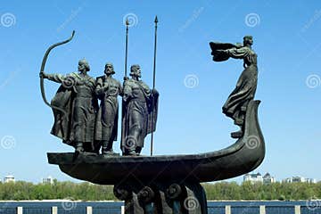 Symbol of Kiev stock image. Image of landmark, dnieper - 5141015