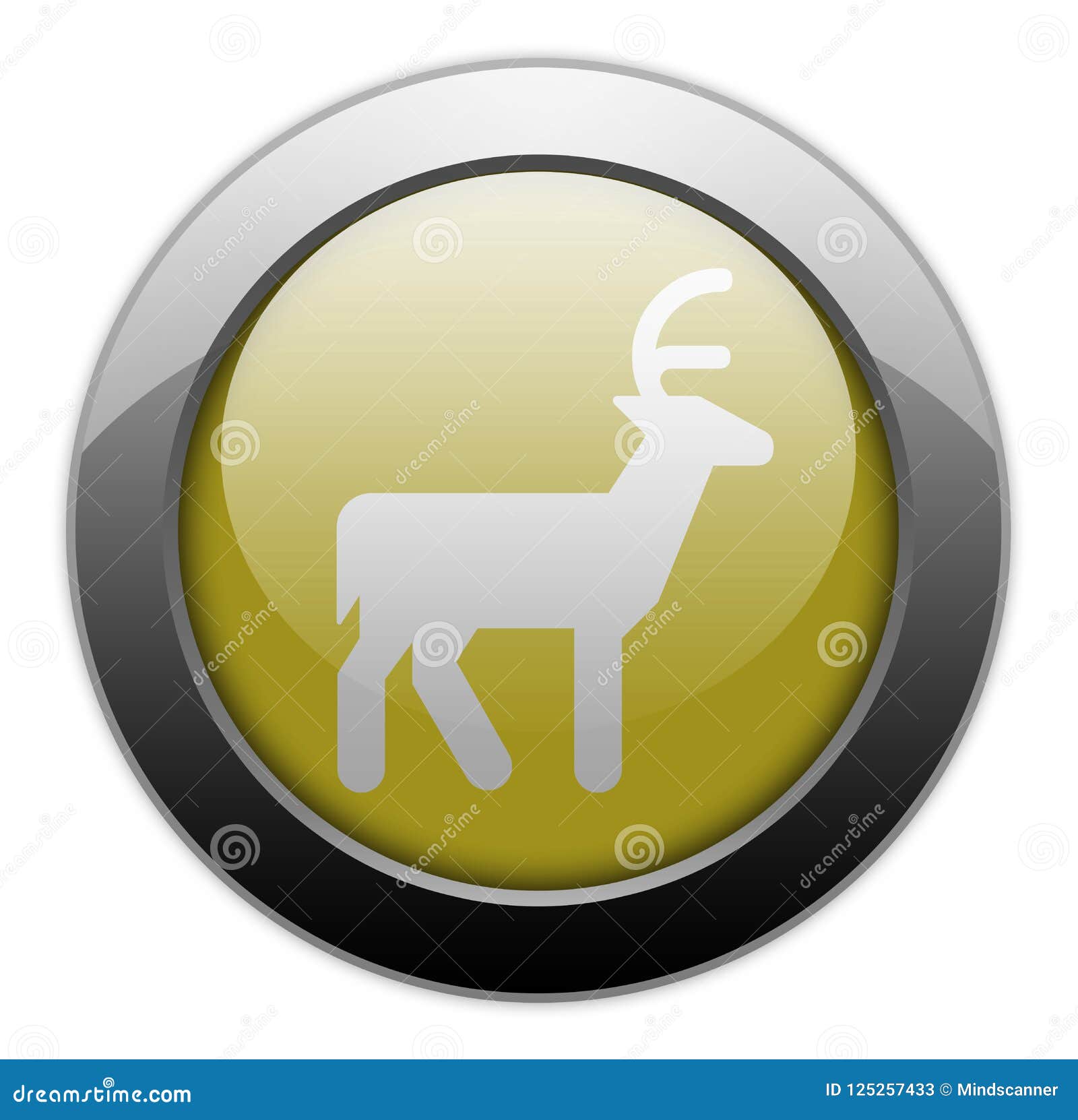 Symbol Knapp, Pictogramhjort Stock Illustrationer - Illustration av älg ...