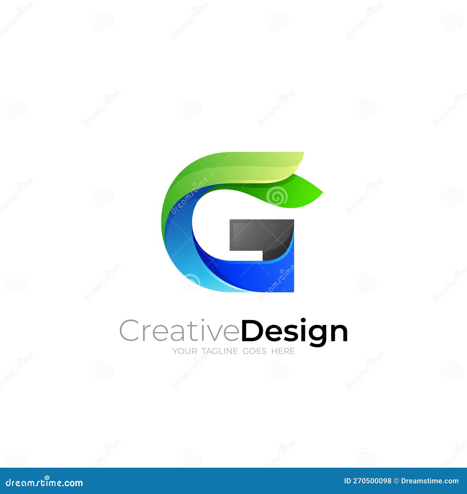 Symbol Letter G Logo with Modern Style Stock Vector - Illustration of ...