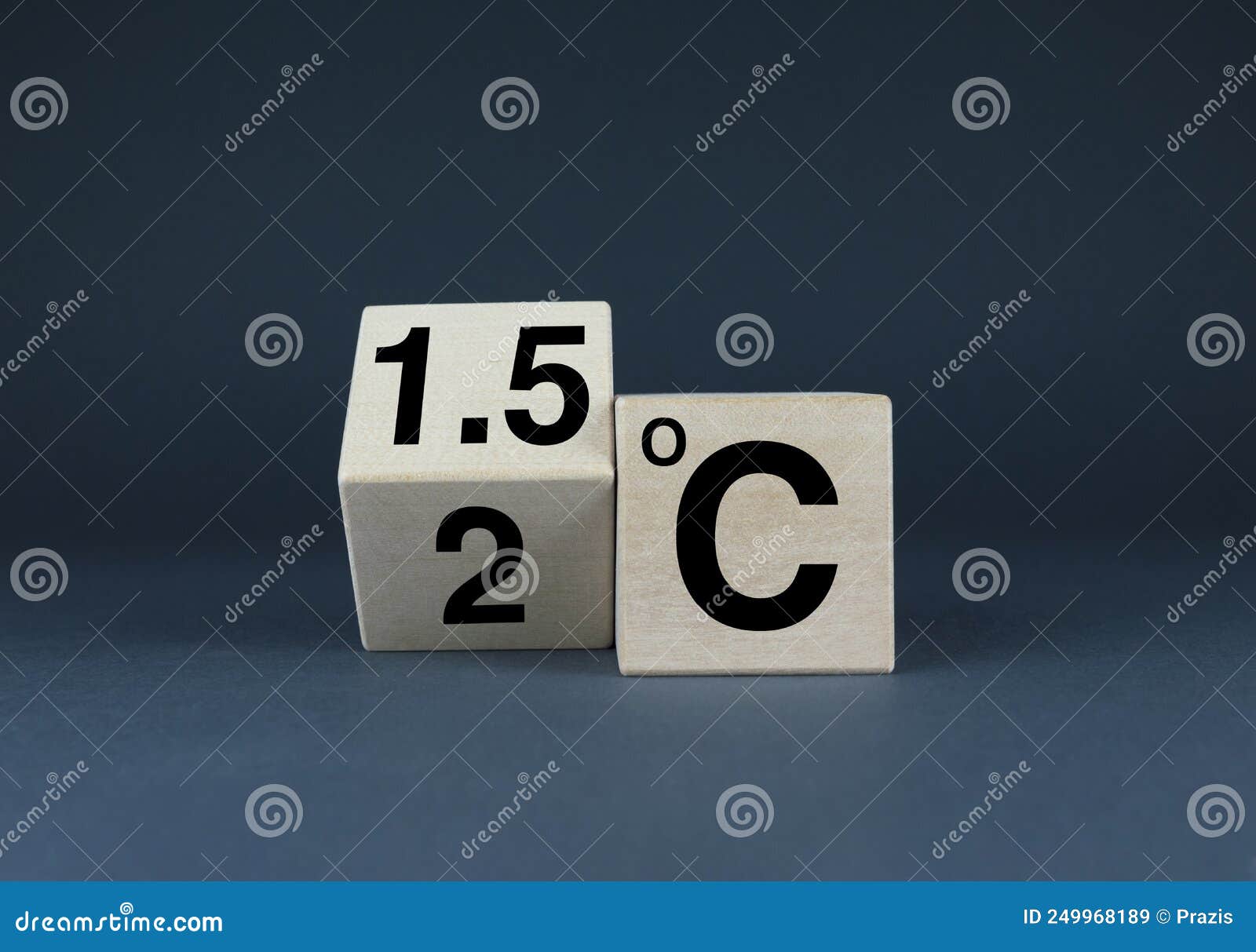 Symbol for Limiting Global Warming 1.5C or 2C Degrees Celsius Stock ...