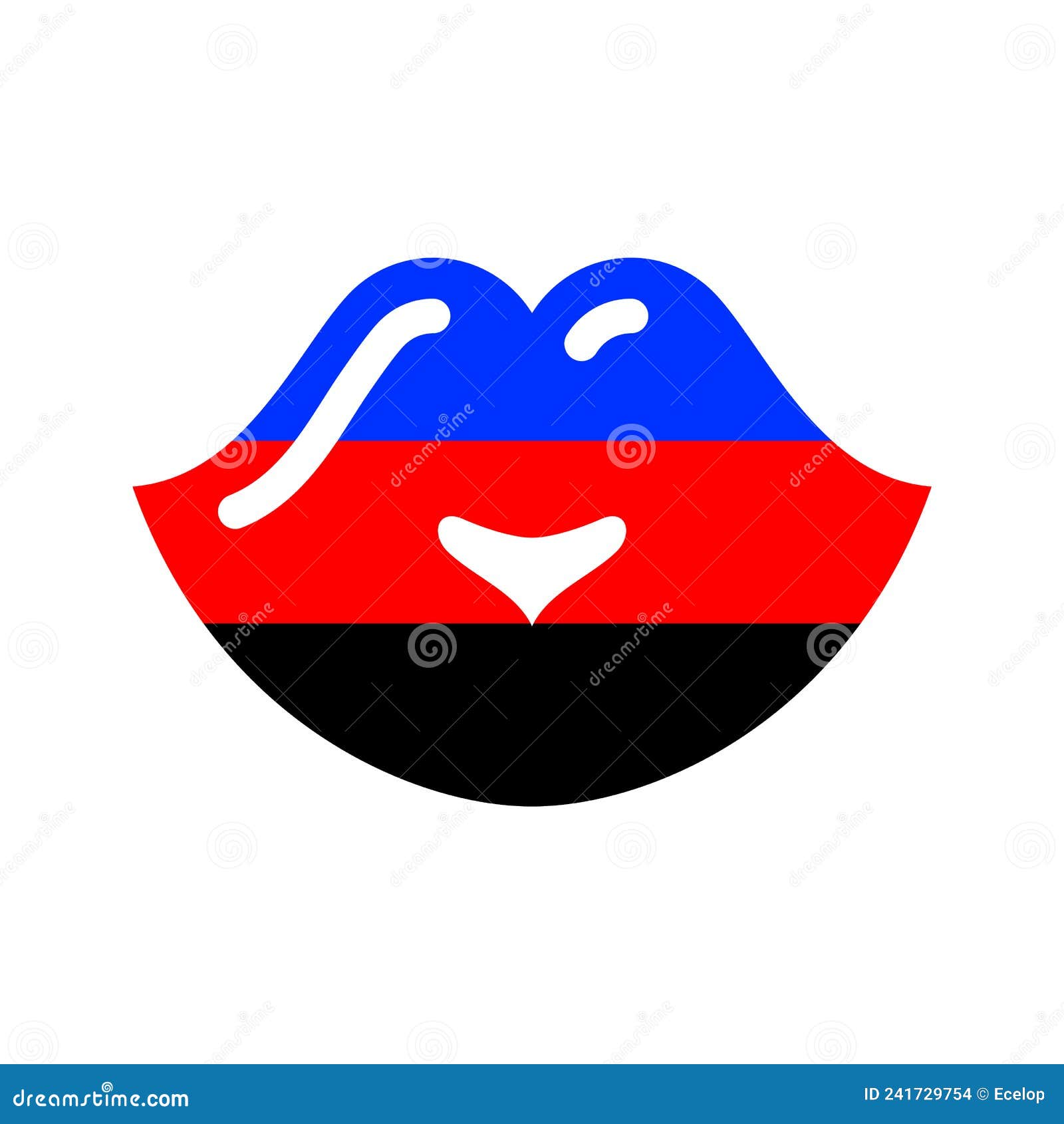 Polyamory Flag Isolated On A White Background. Polyamory. Polyamorous ...