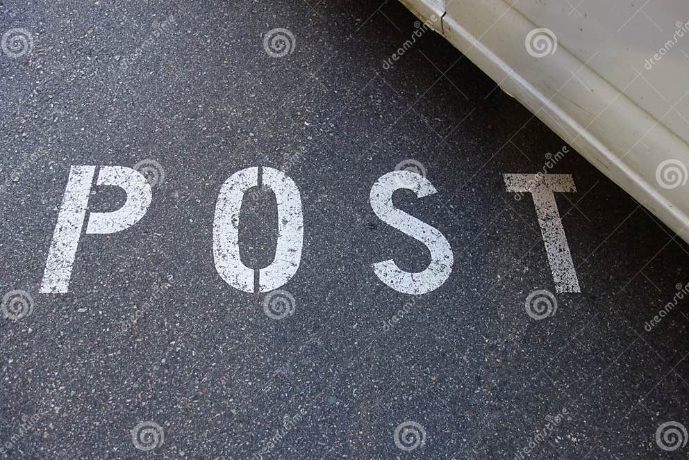 Symbol or Logo for Postal Service Stock Image - Image of traffic ...
