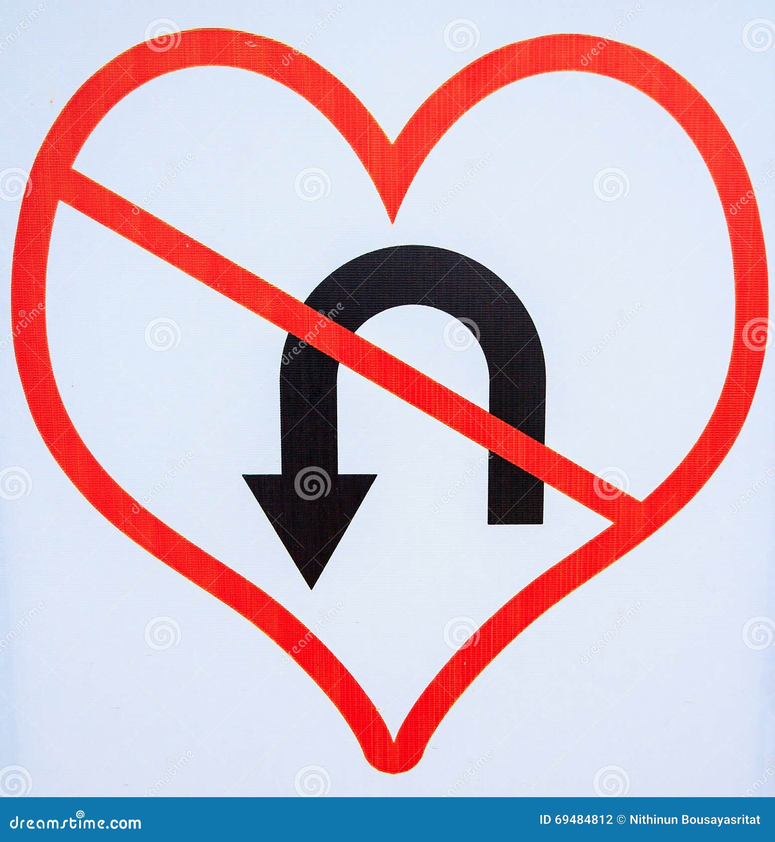 Symbol of Love Does Not Change or Return Stock Photo - Image of happy ...