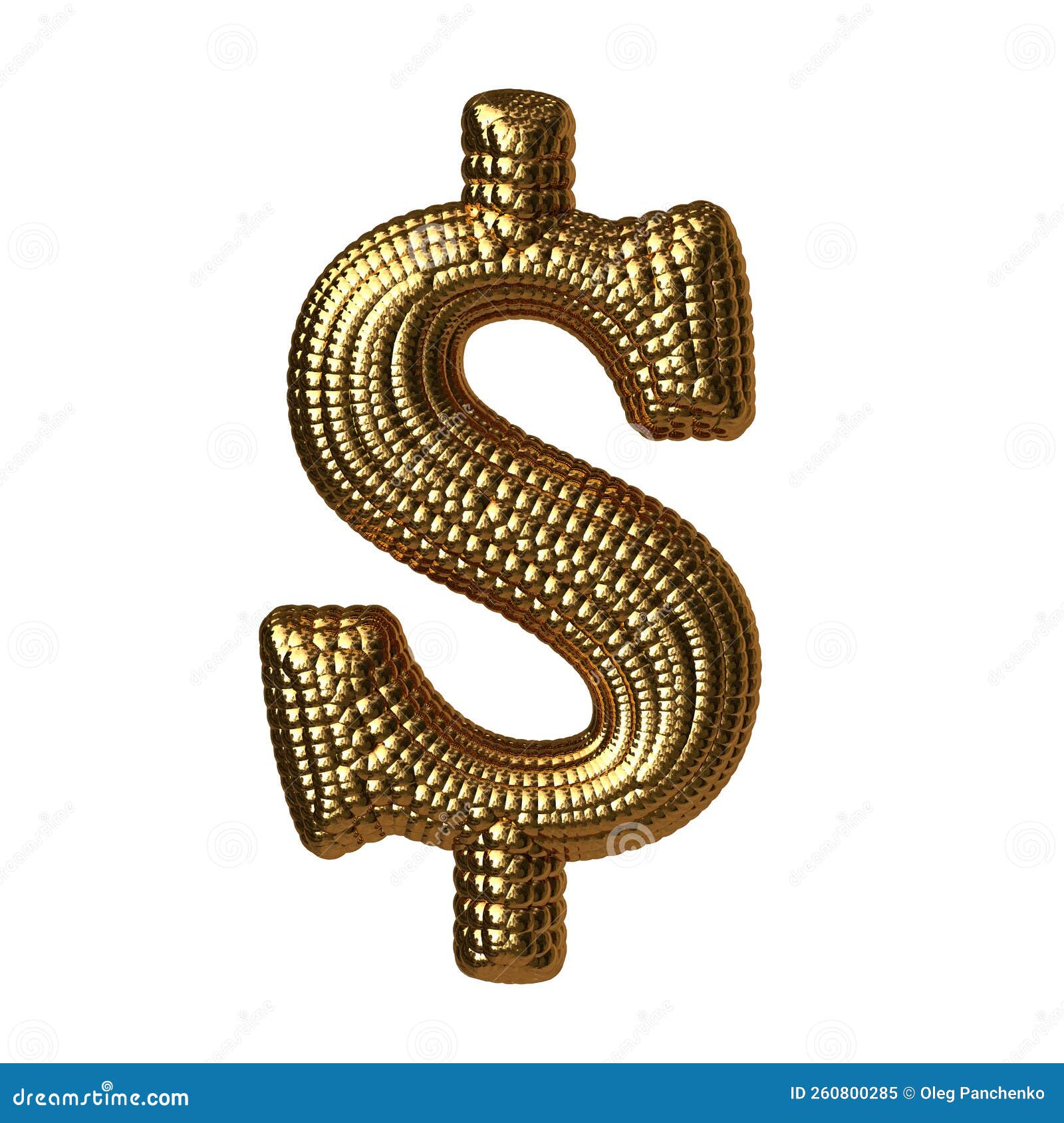 Symbol Made of Gold Spheres. Stock Vector - Illustration of design ...