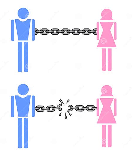 Symbol married stock vector. Illustration of broken, icon - 43173715