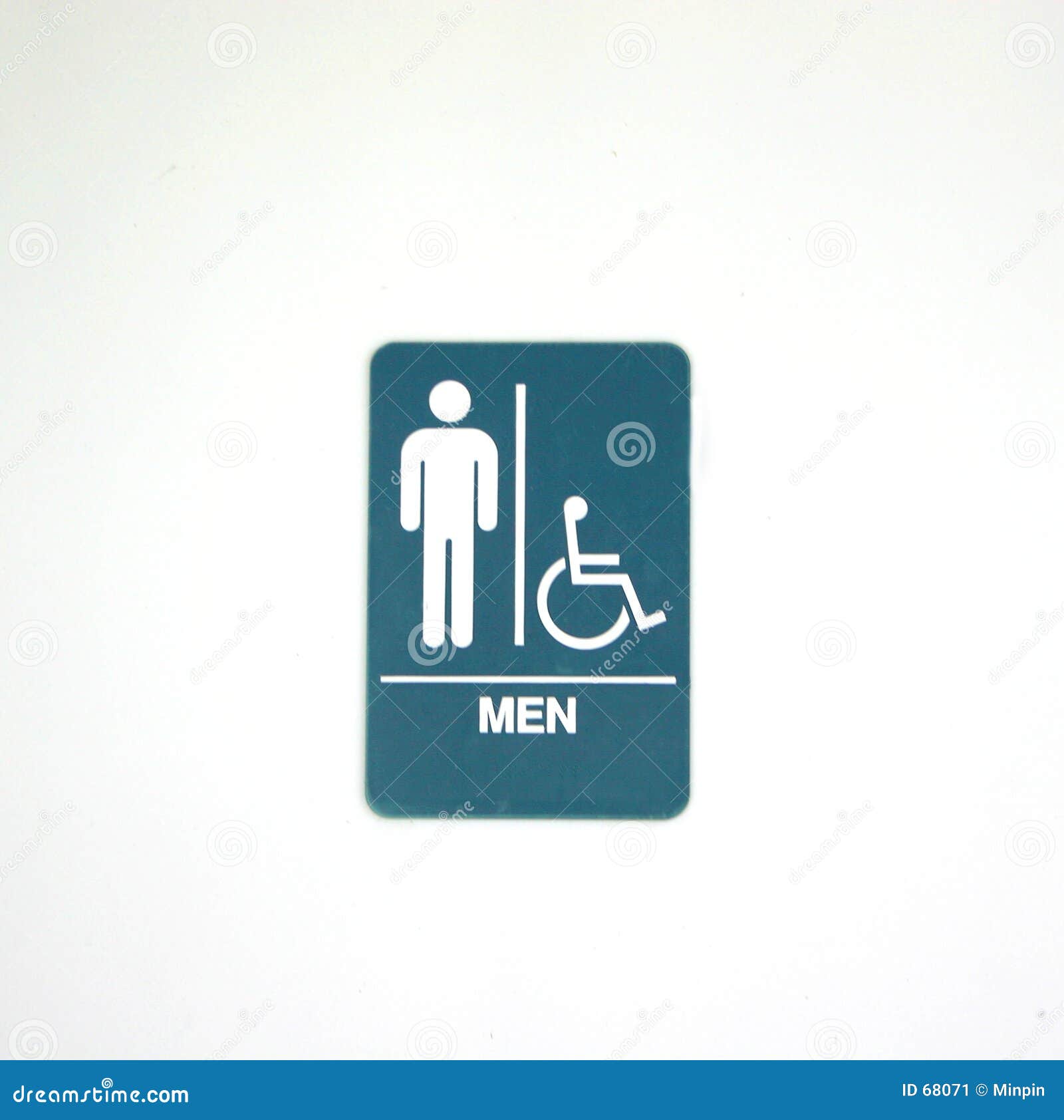Symbol for men s room stock image. Image of restroom, handicapped - 68071