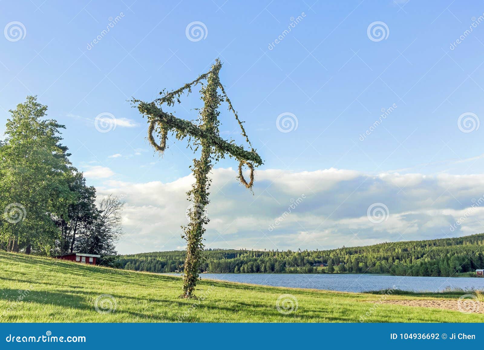 Symbol for Midsummer Celebration Stock Photo - Image of outdoor ...