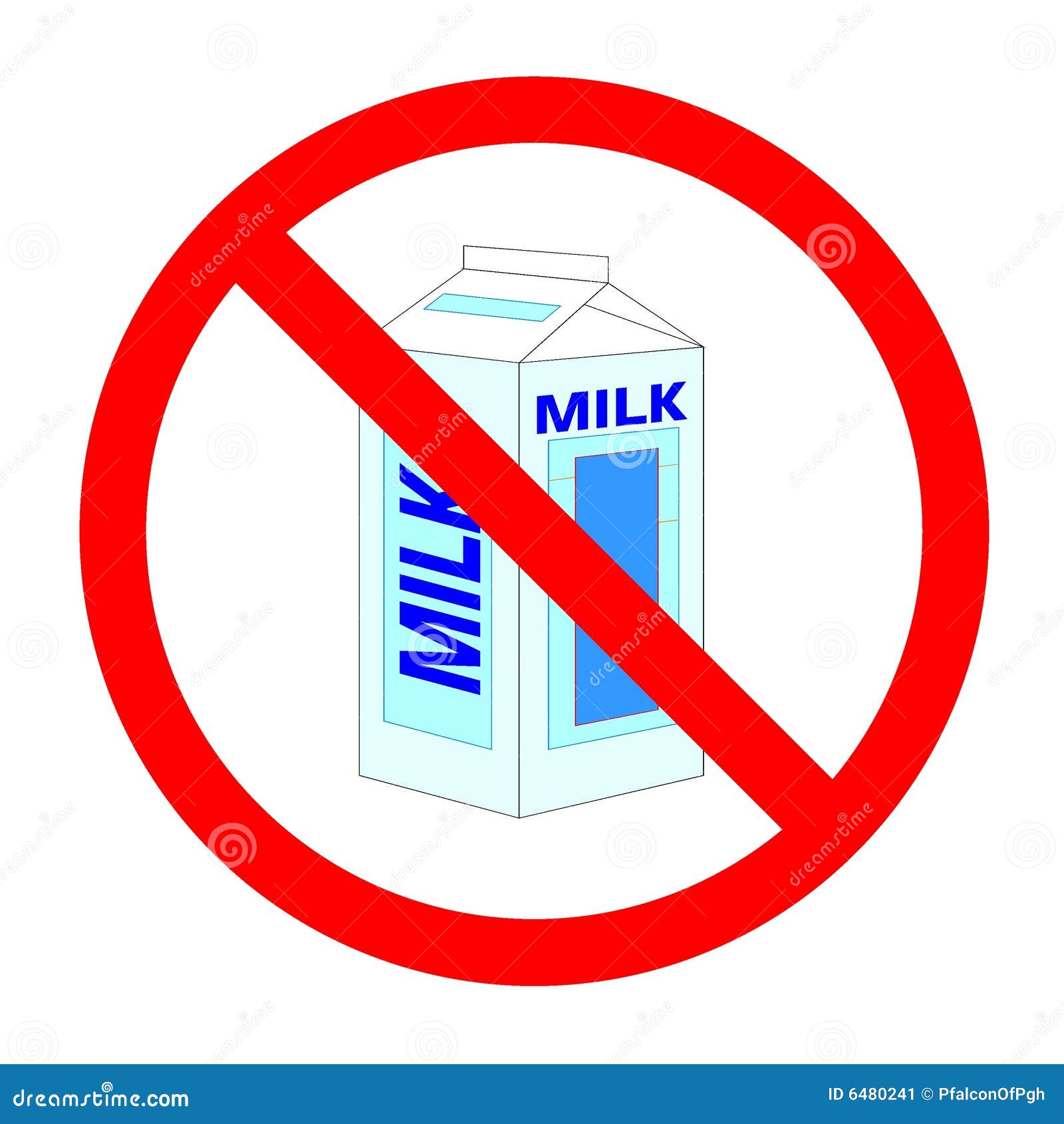 Casein Free Icon, Sign. No Lactose Label In Minimalist Linear Style For ...