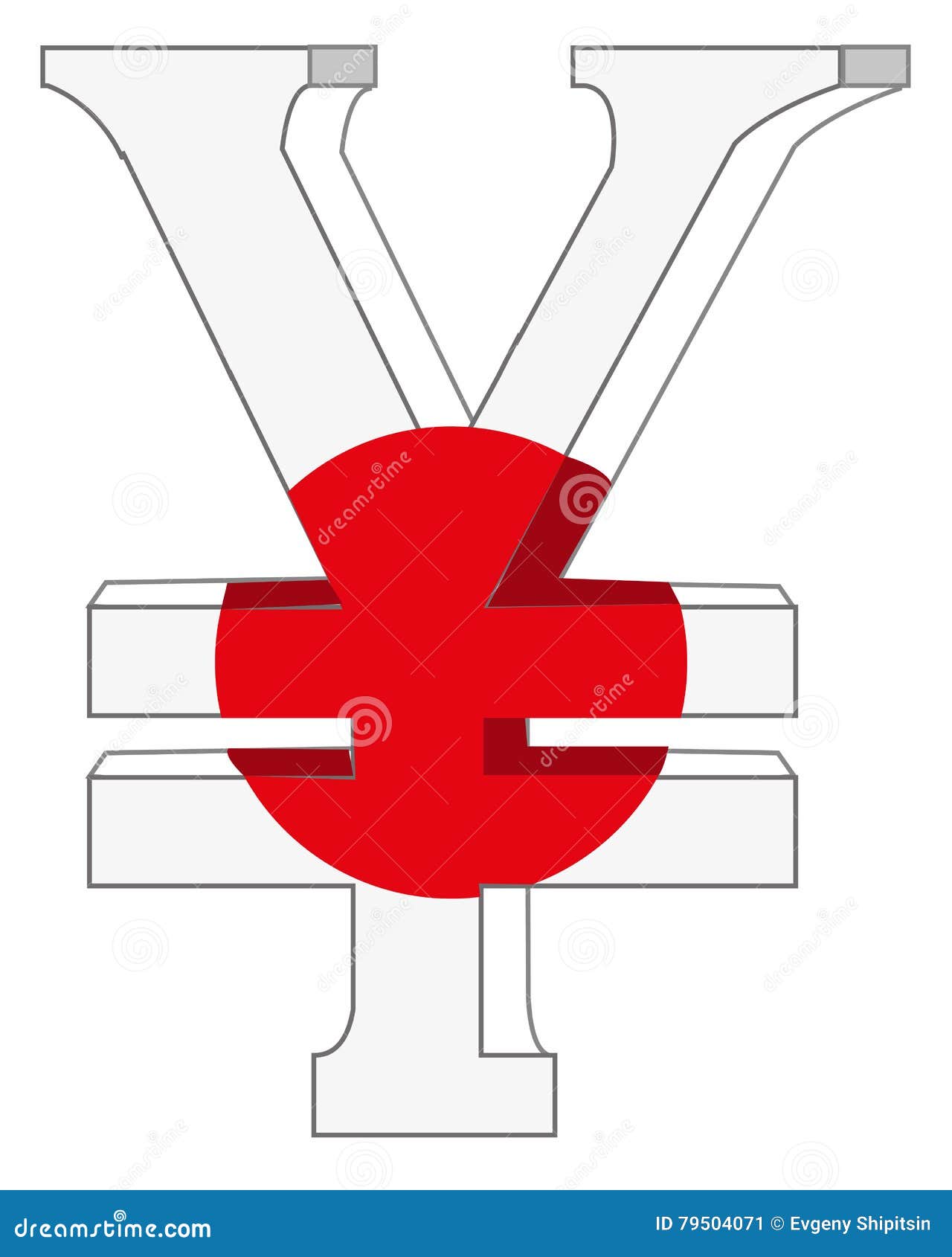 Symbol of the Money To Japan Stock Illustration - Illustration of ...