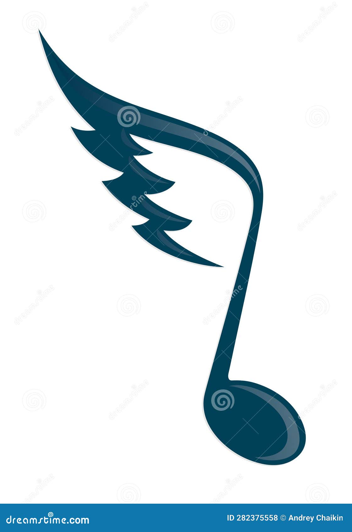 The Symbol of Musical Note. Stock Vector - Illustration of musical ...