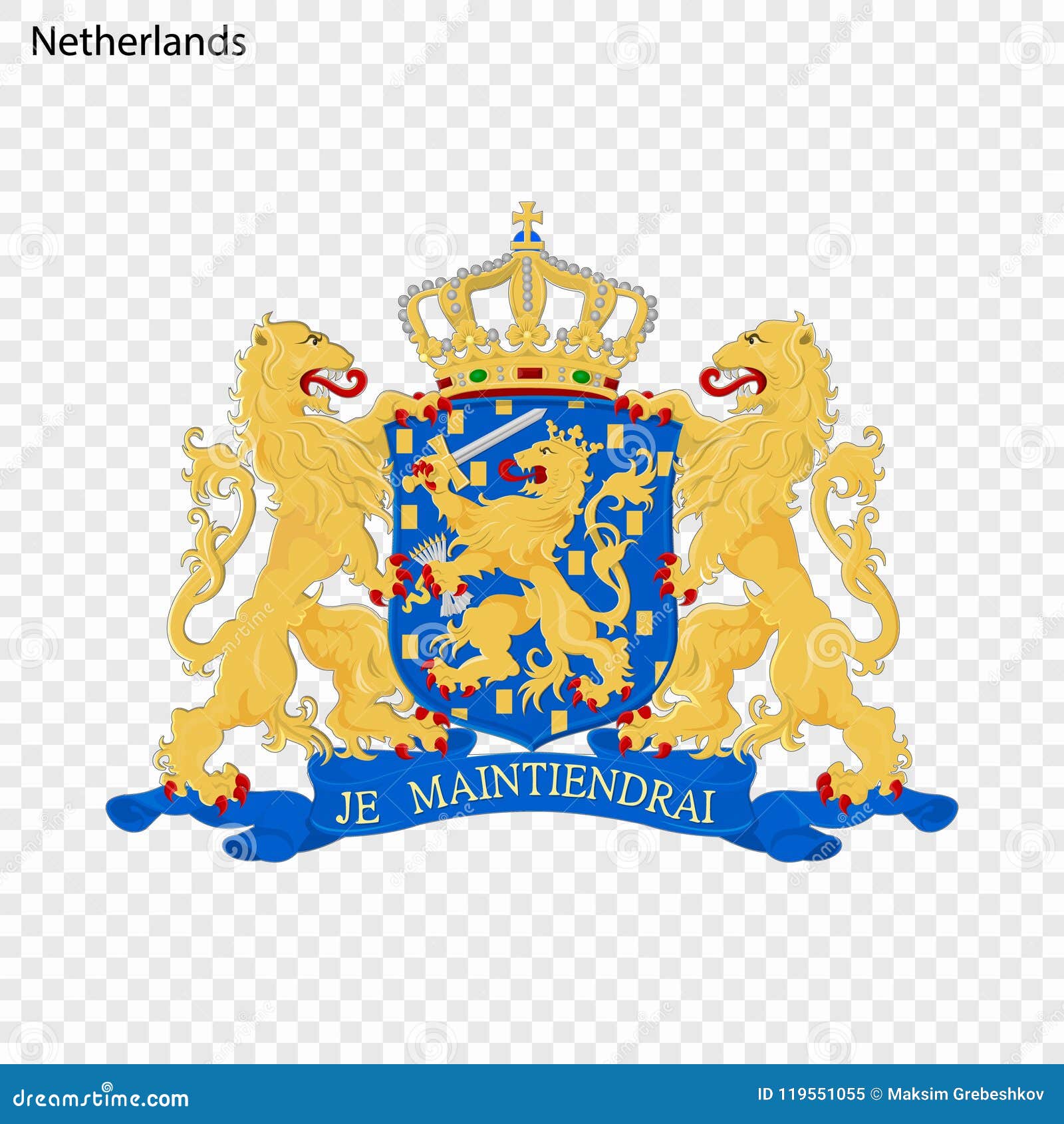 Symbol of Netherlands stock vector. Illustration of correct - 119551055