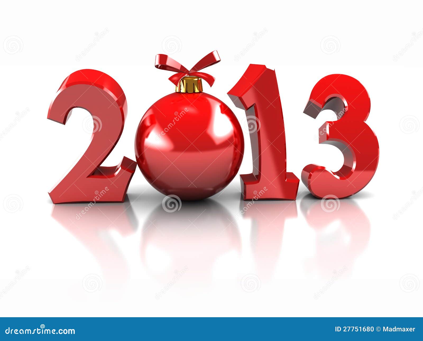 Symbol of New Year stock illustration. Illustration of symbol - 27751680
