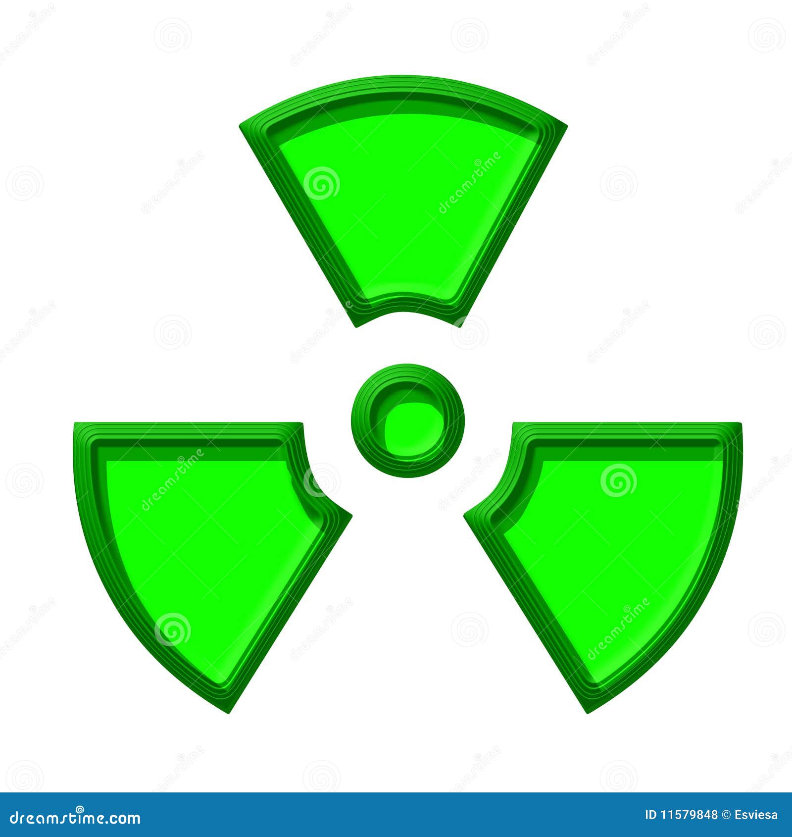 Symbol of nuclear danger stock illustration. Illustration of nuclear ...
