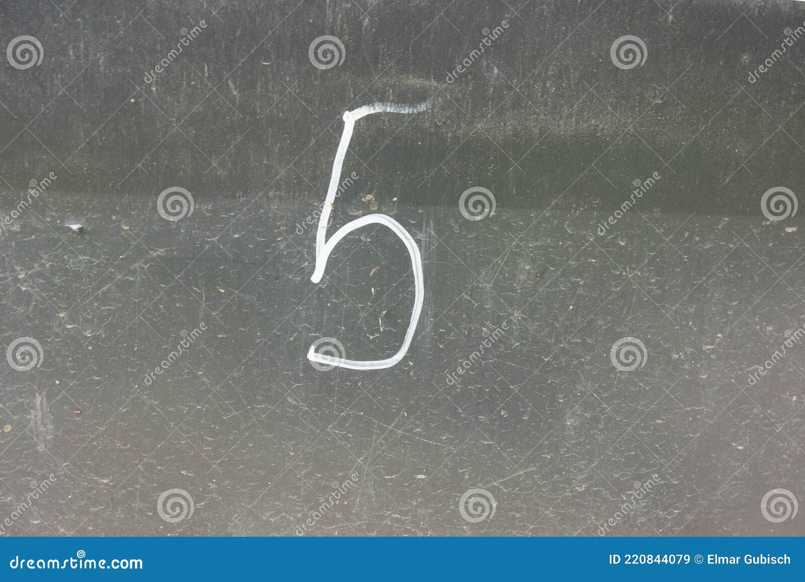 Symbol of the number five stock image. Image of number - 220844079