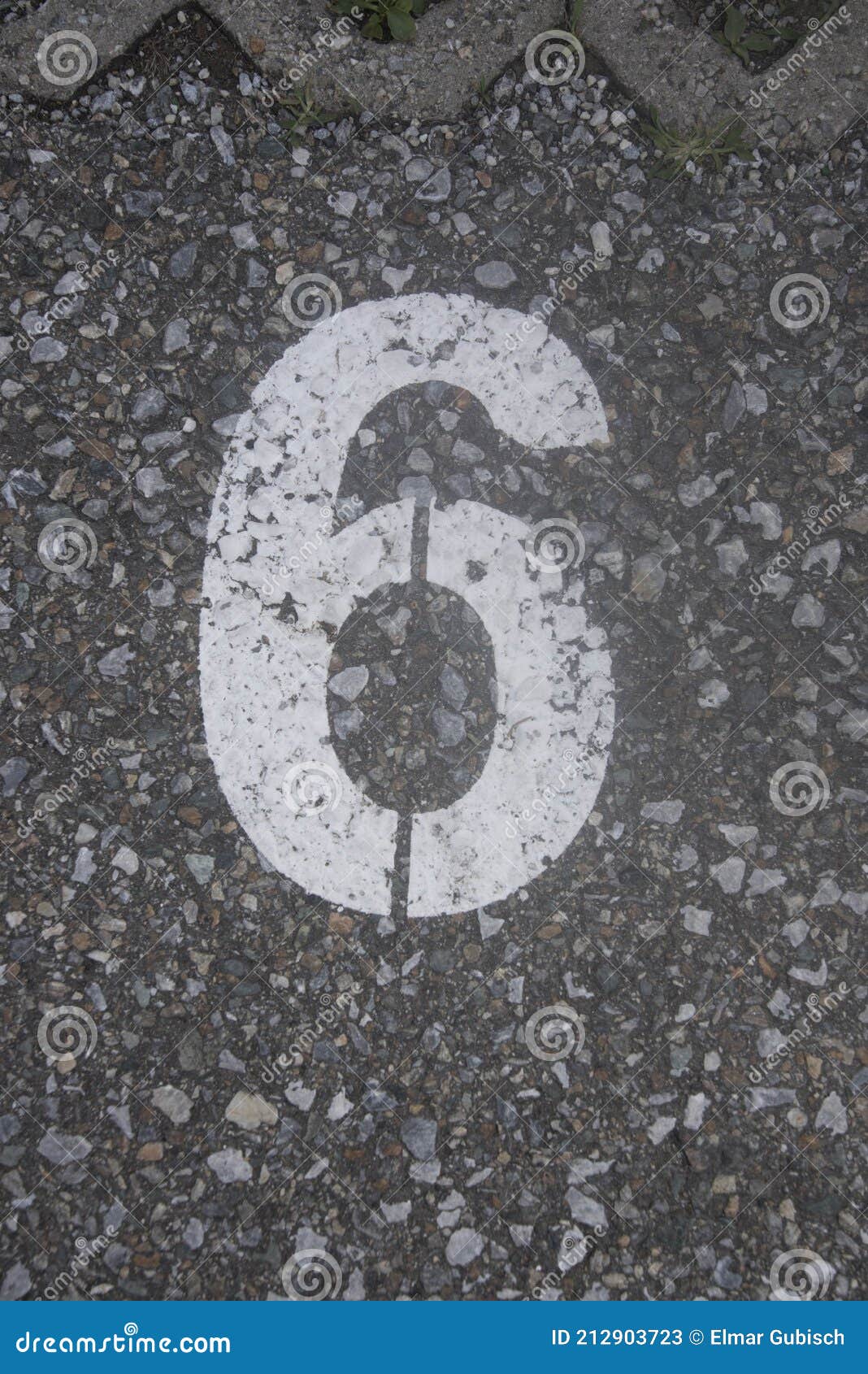 Symbol of the Number Six or Sixth Stock Image - Image of counting ...