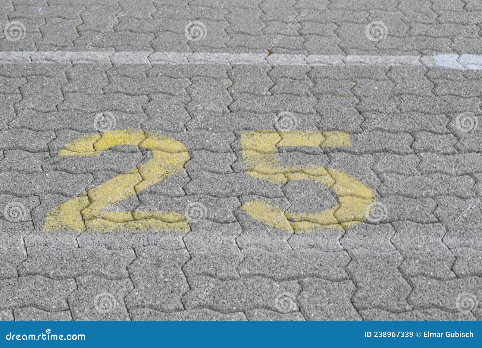 Symbol of the Number Twenty-five or Twenty-fifth Stock Image - Image of ...
