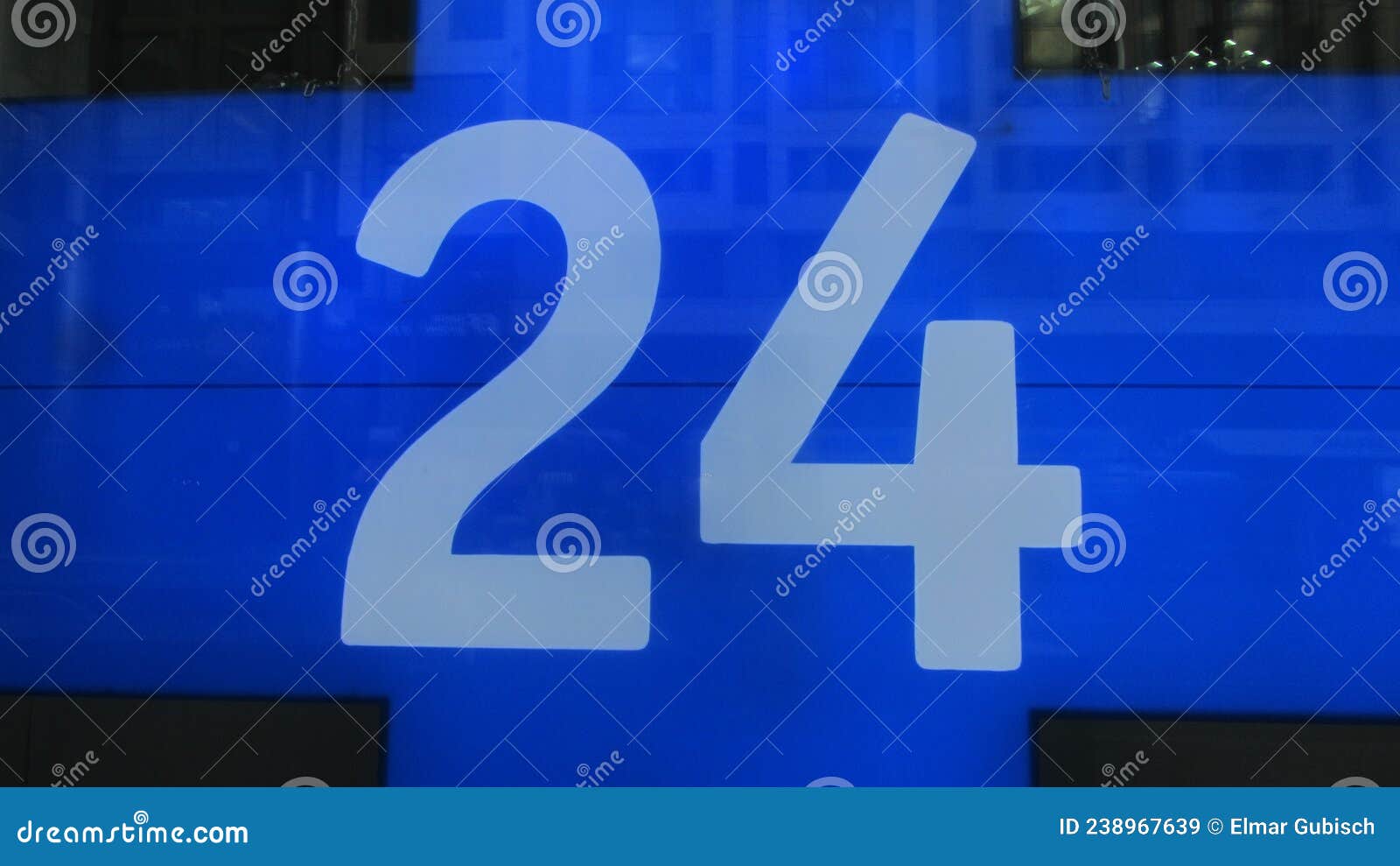 Symbol of the Number Twenty-four or Twenty-fourth Stock Image - Image ...