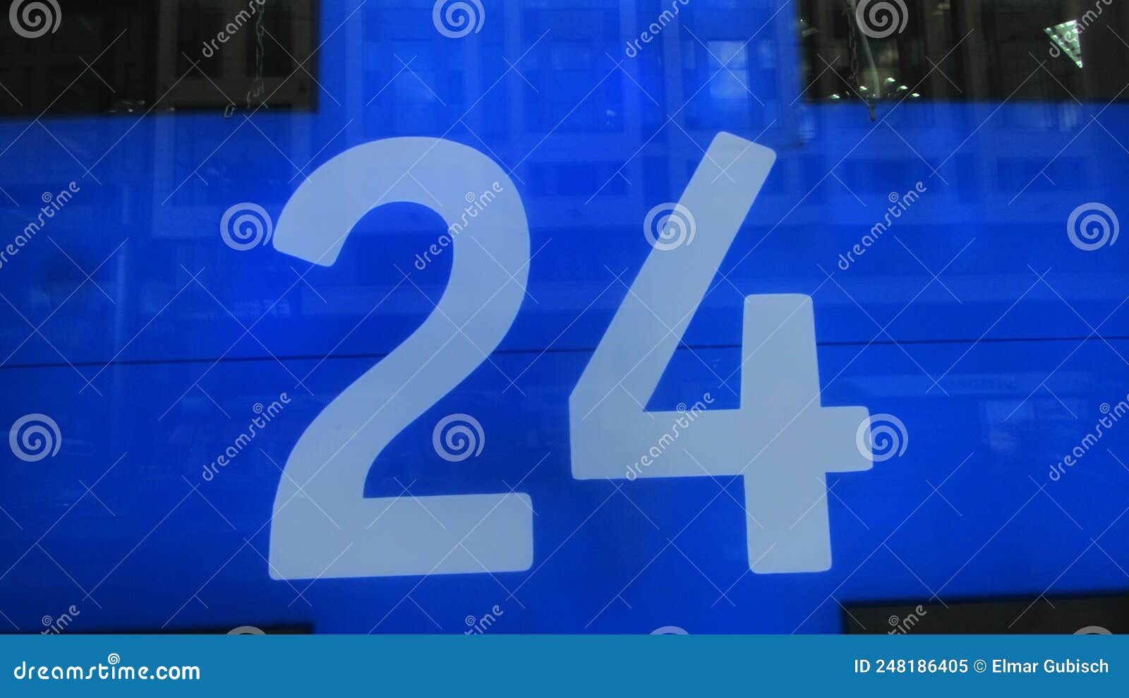 Symbol of the Number Twenty-four or Twenty-fourth Stock Image - Image ...