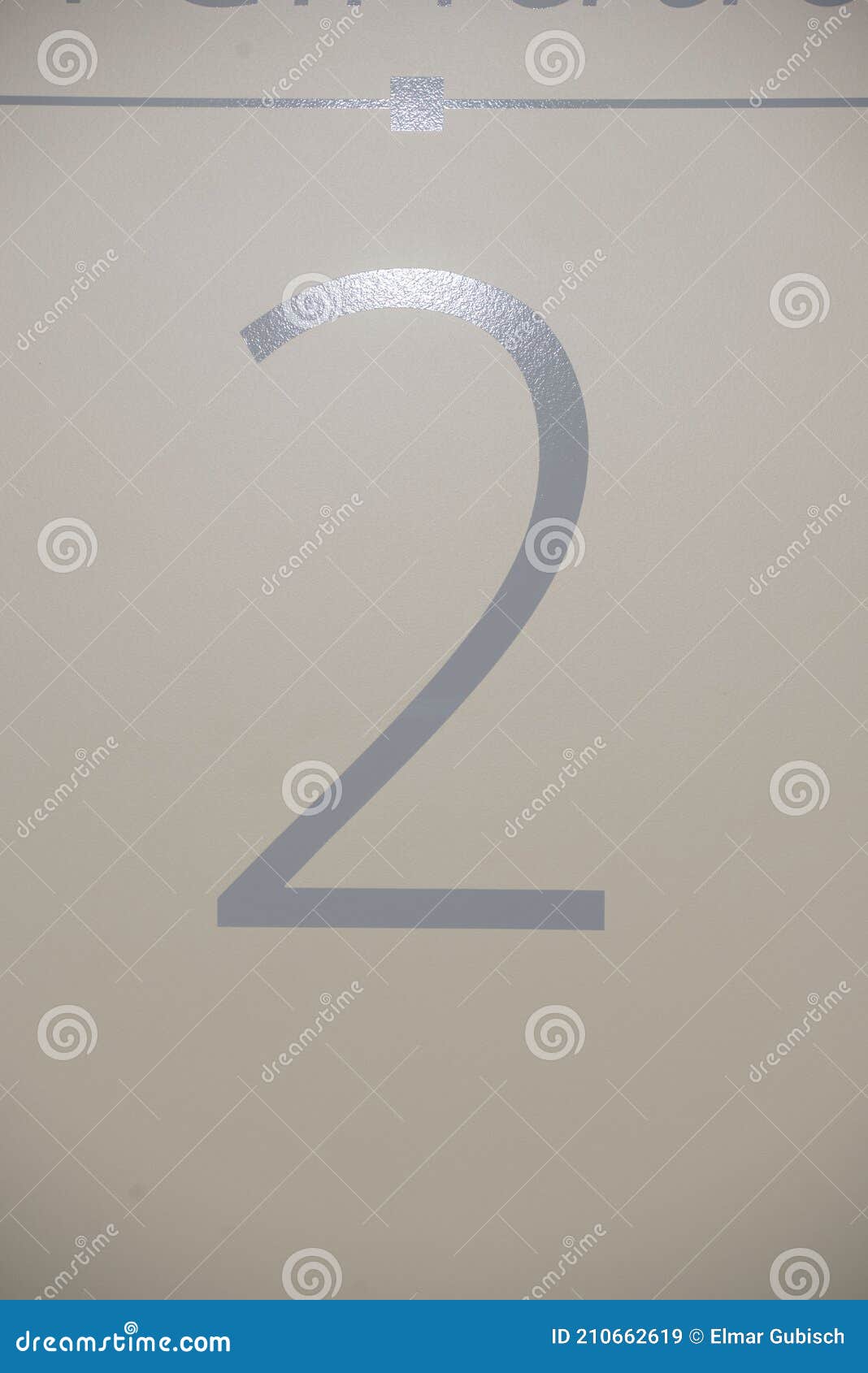 Symbol of the number two stock image. Image of symbol - 210662619