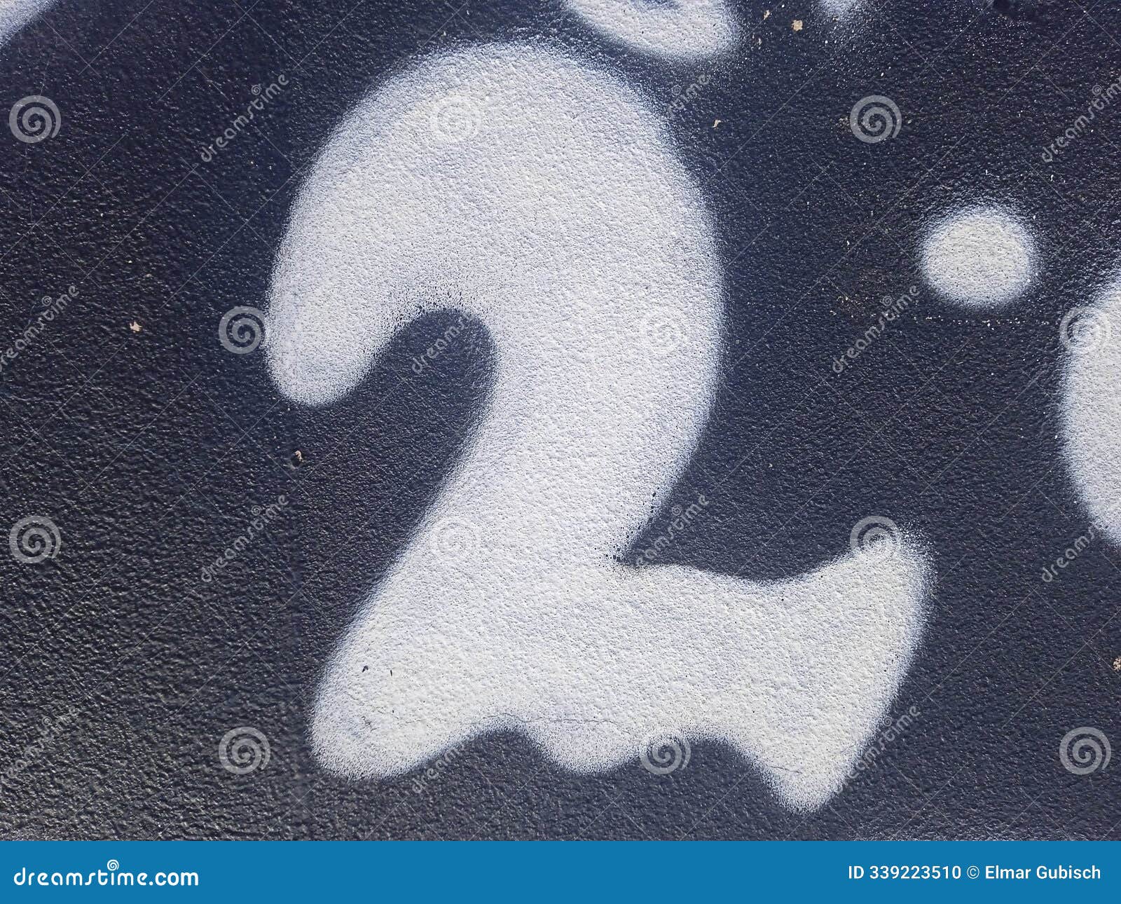 Symbol of the number two stock photo. Image of numerical - 339223510