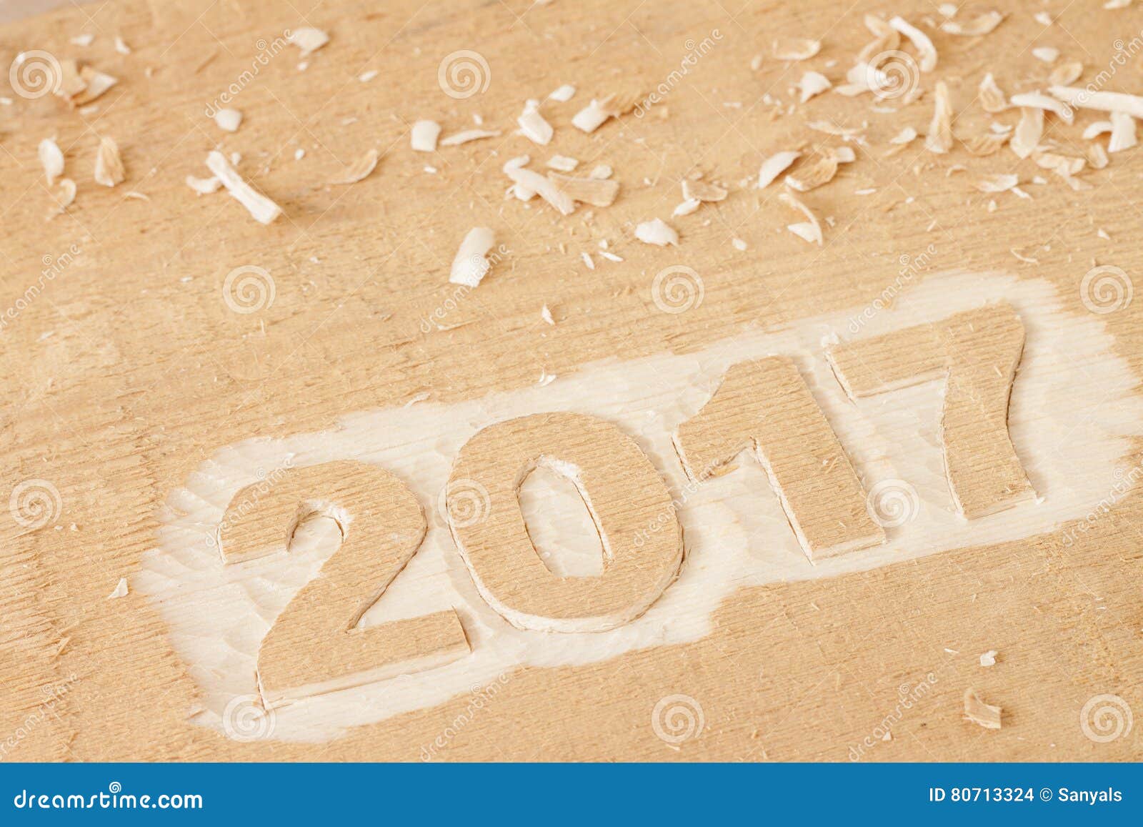Symbol from Number 2017 on Wooden Texture Stock Photo - Image of ...