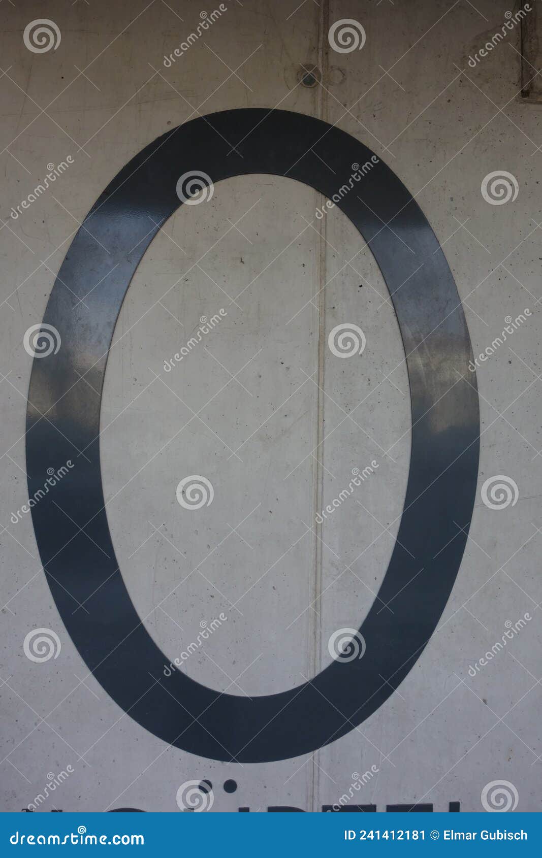 Symbol of the Number Zero or 0 Stock Image - Image of measure, system ...