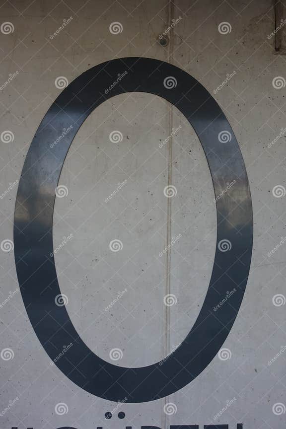 Symbol of the Number Zero or 0 Stock Image - Image of measure, system ...