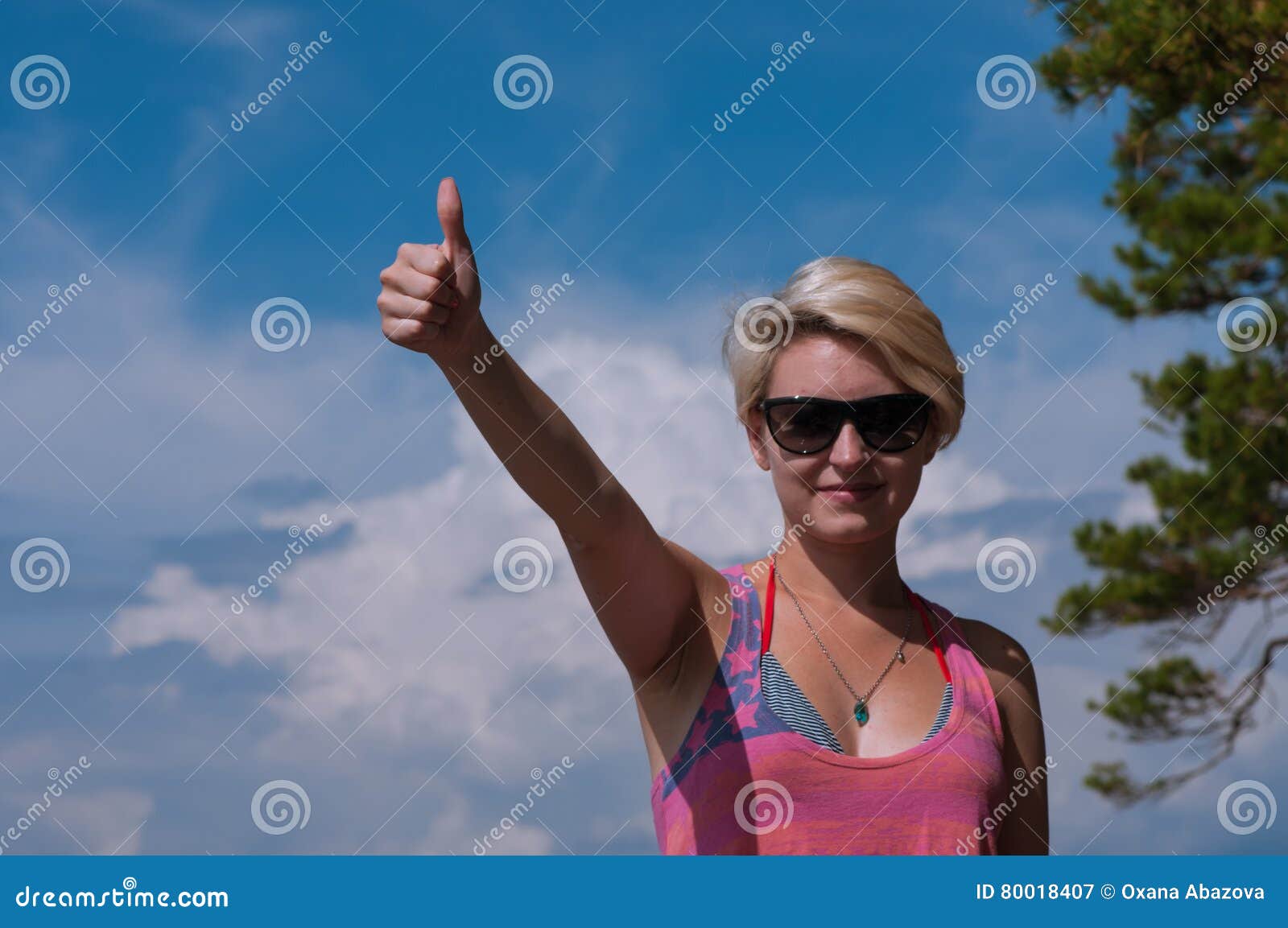 Symbol ok hand girl stock image. Image of single, sign - 80018407