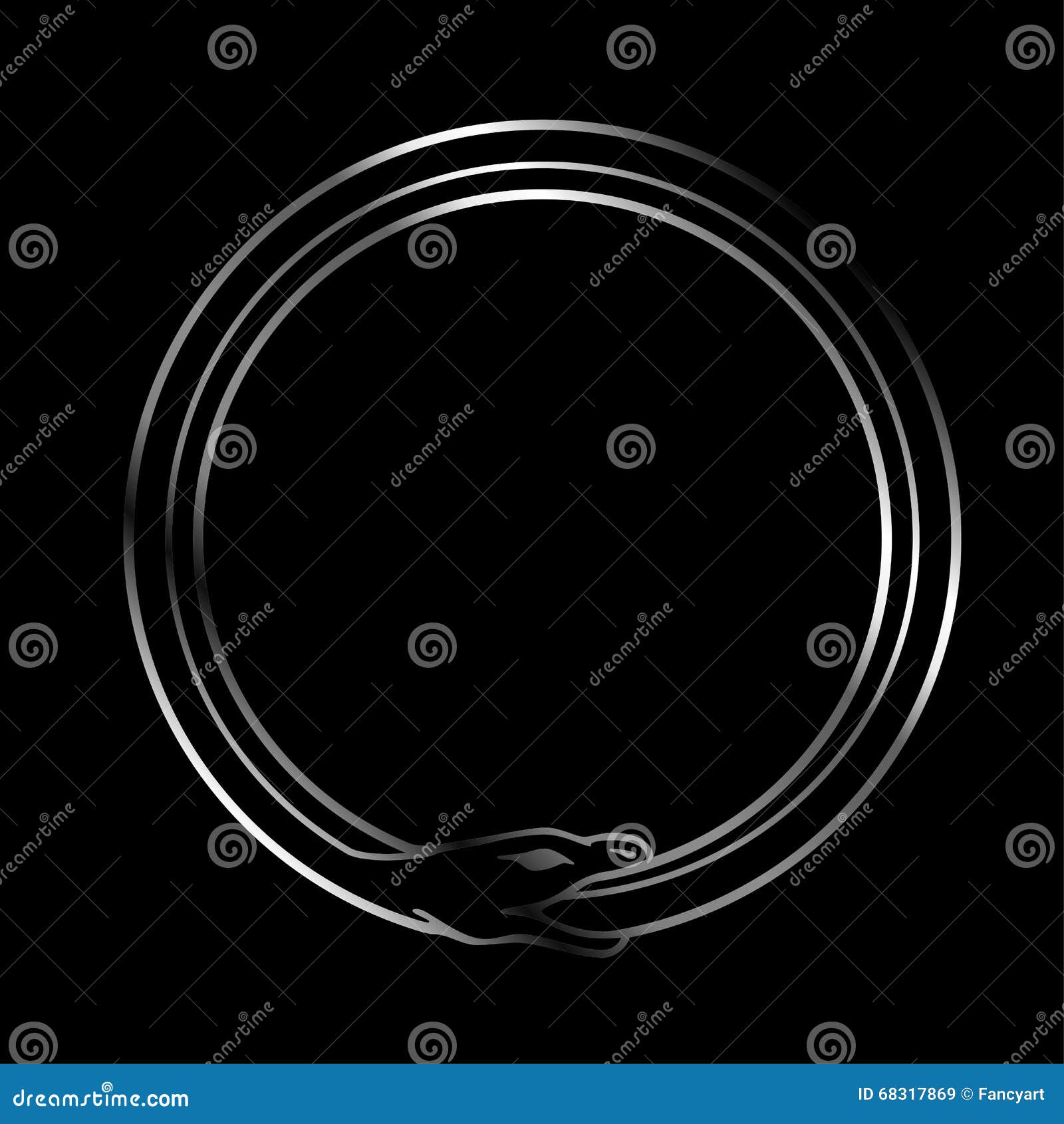 Ouroboros. Snake Eating Its Own Tail. Eternity Or Infinity Symbol ...