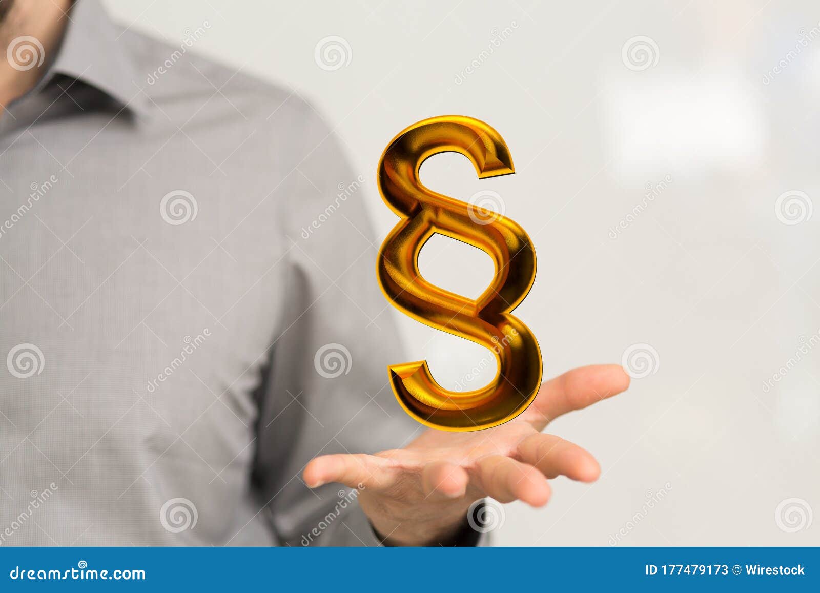 A Symbol Paragraph Law Sign Digital in Hand Stock Image - Image of ...