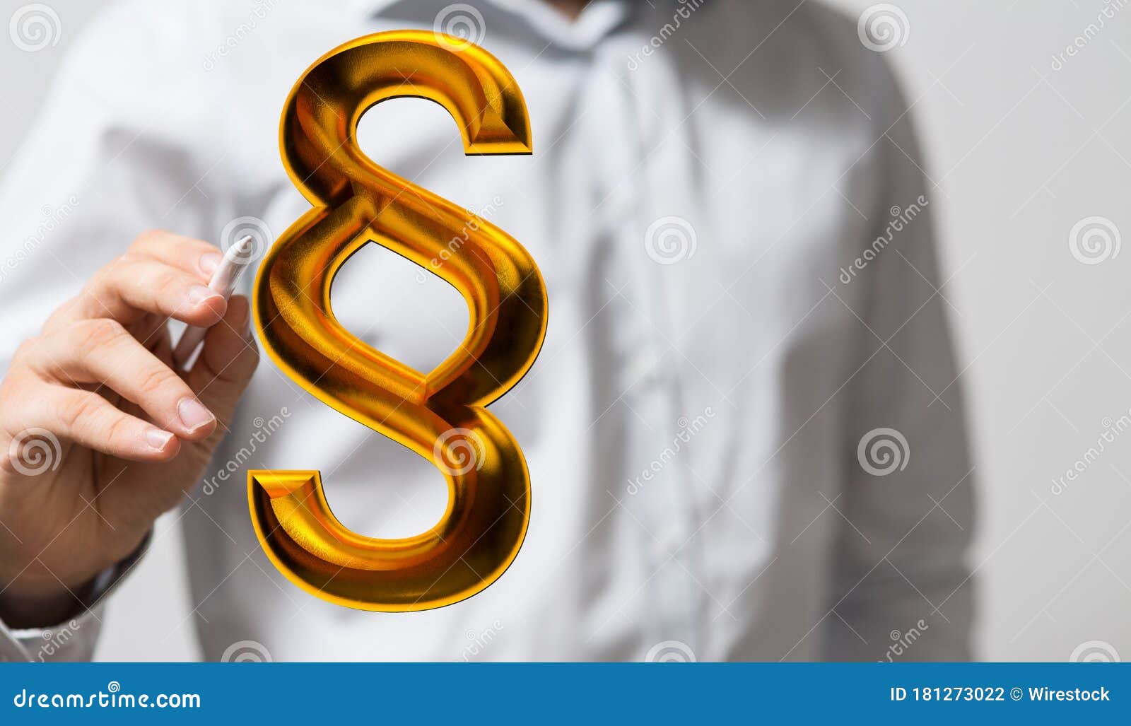A Symbol Paragraph Law Sign Digital in Hand Stock Photo - Image of ...