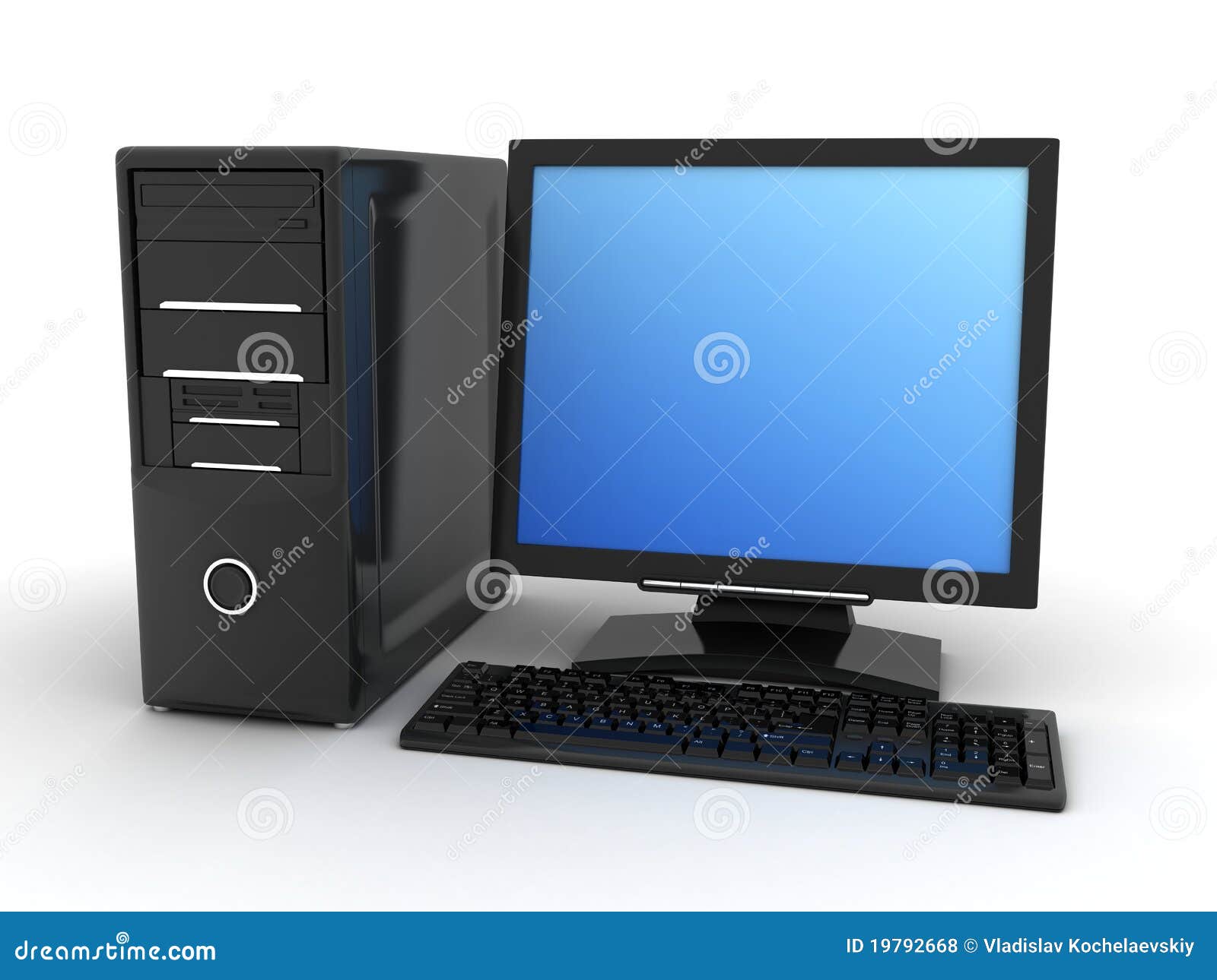 Symbol PC 3d stock illustration. Illustration of symbol - 19792668