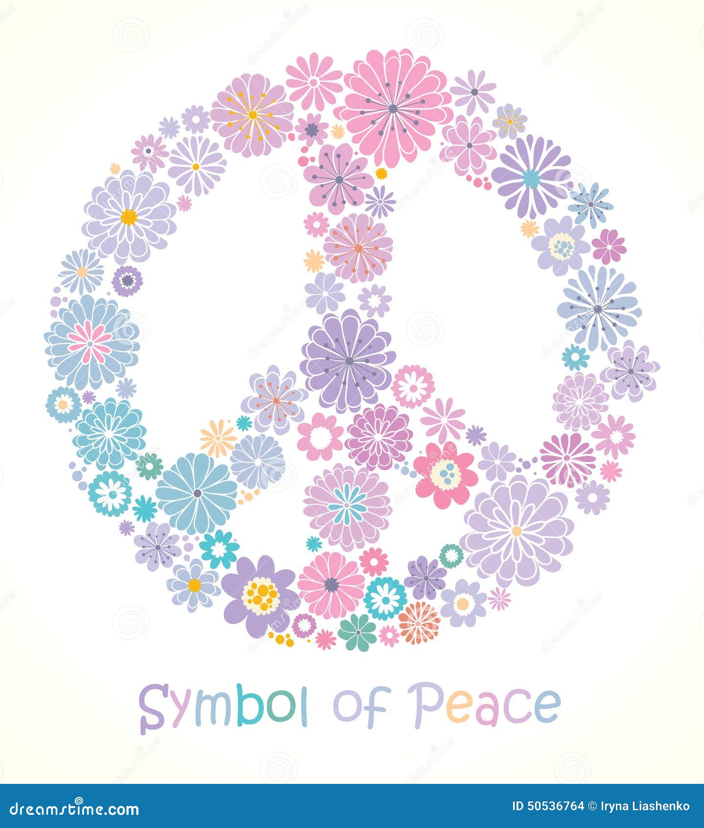 Symbol of Peace. stock illustration. Illustration of shape - 50536764