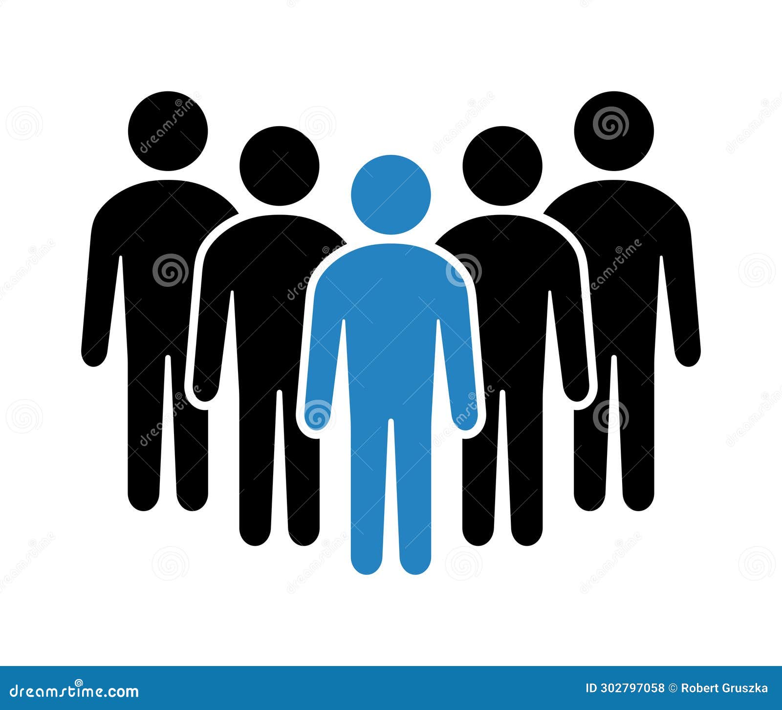 Symbol, people icon stock illustration. Illustration of people - 302797058