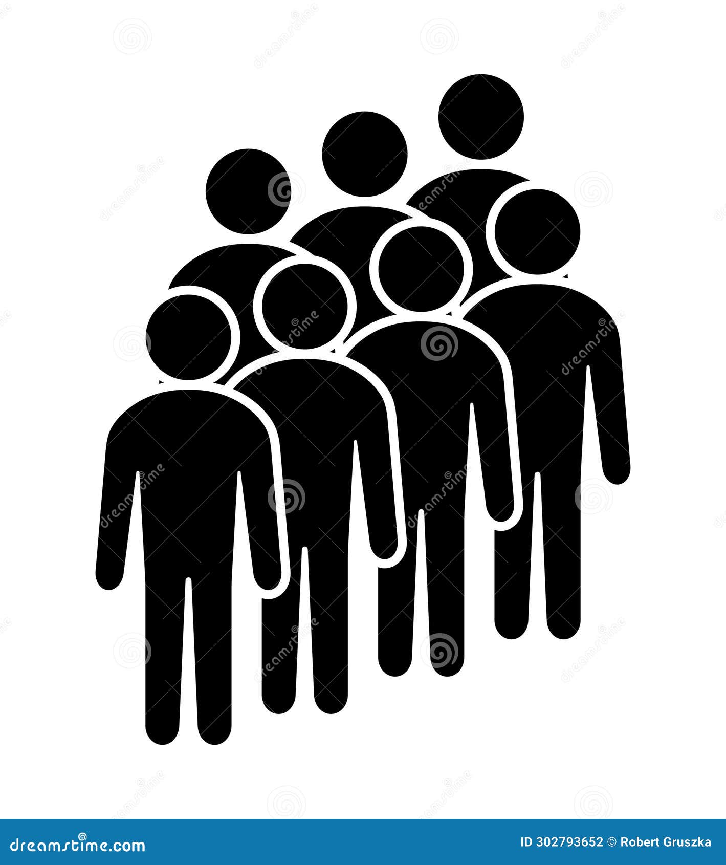 Symbol, people icon stock vector. Illustration of icon - 302793652