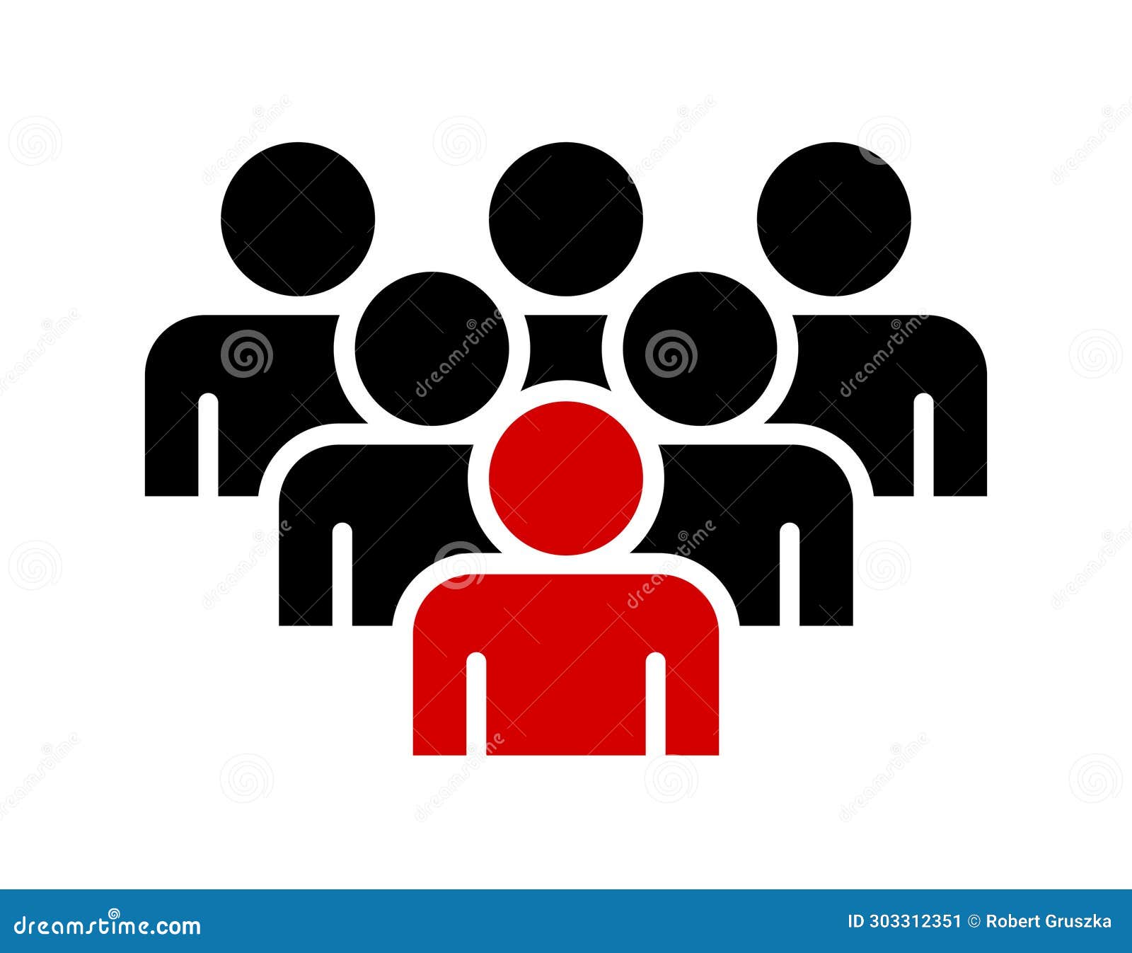 Symbol, people icon stock vector. Illustration of people - 303312351