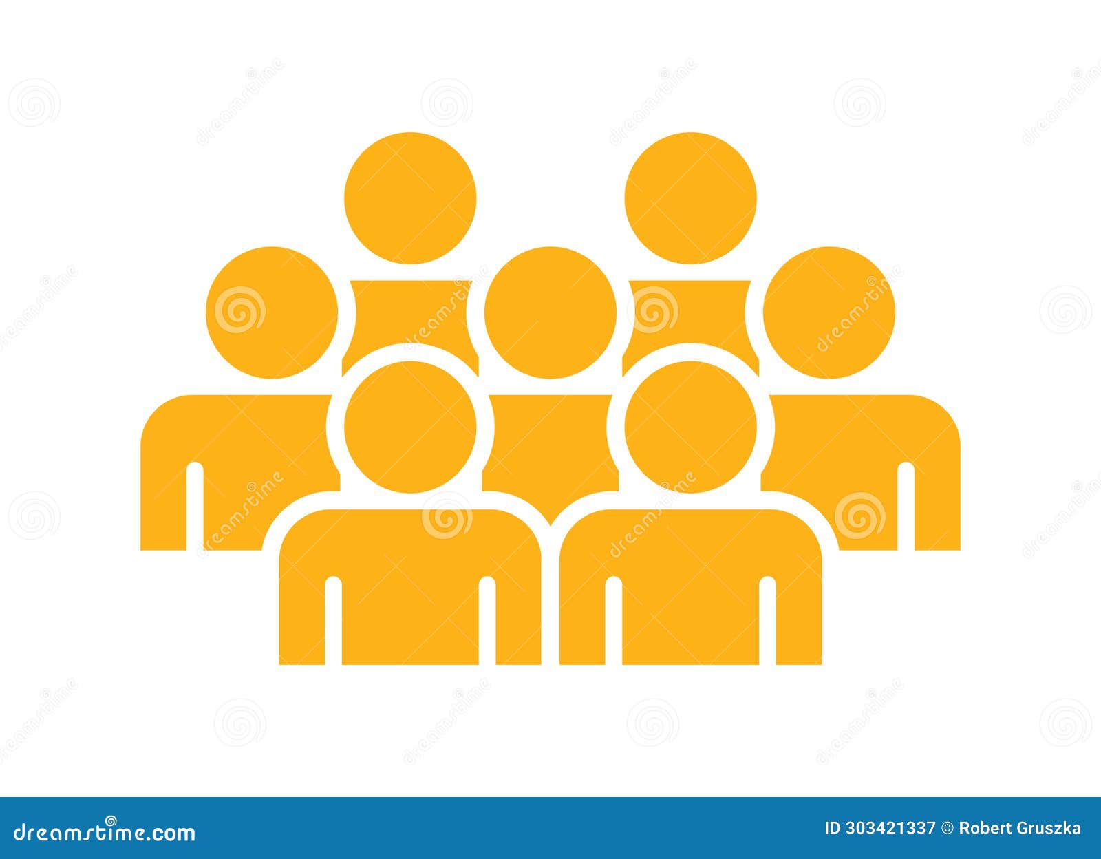 Symbol, people icon stock vector. Illustration of graphics - 303421337