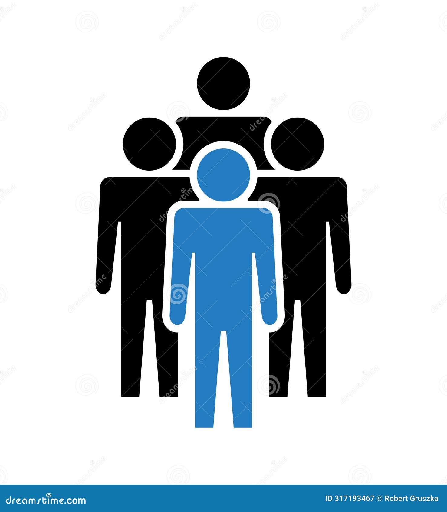Symbol, people icon. stock vector. Illustration of person - 317193467