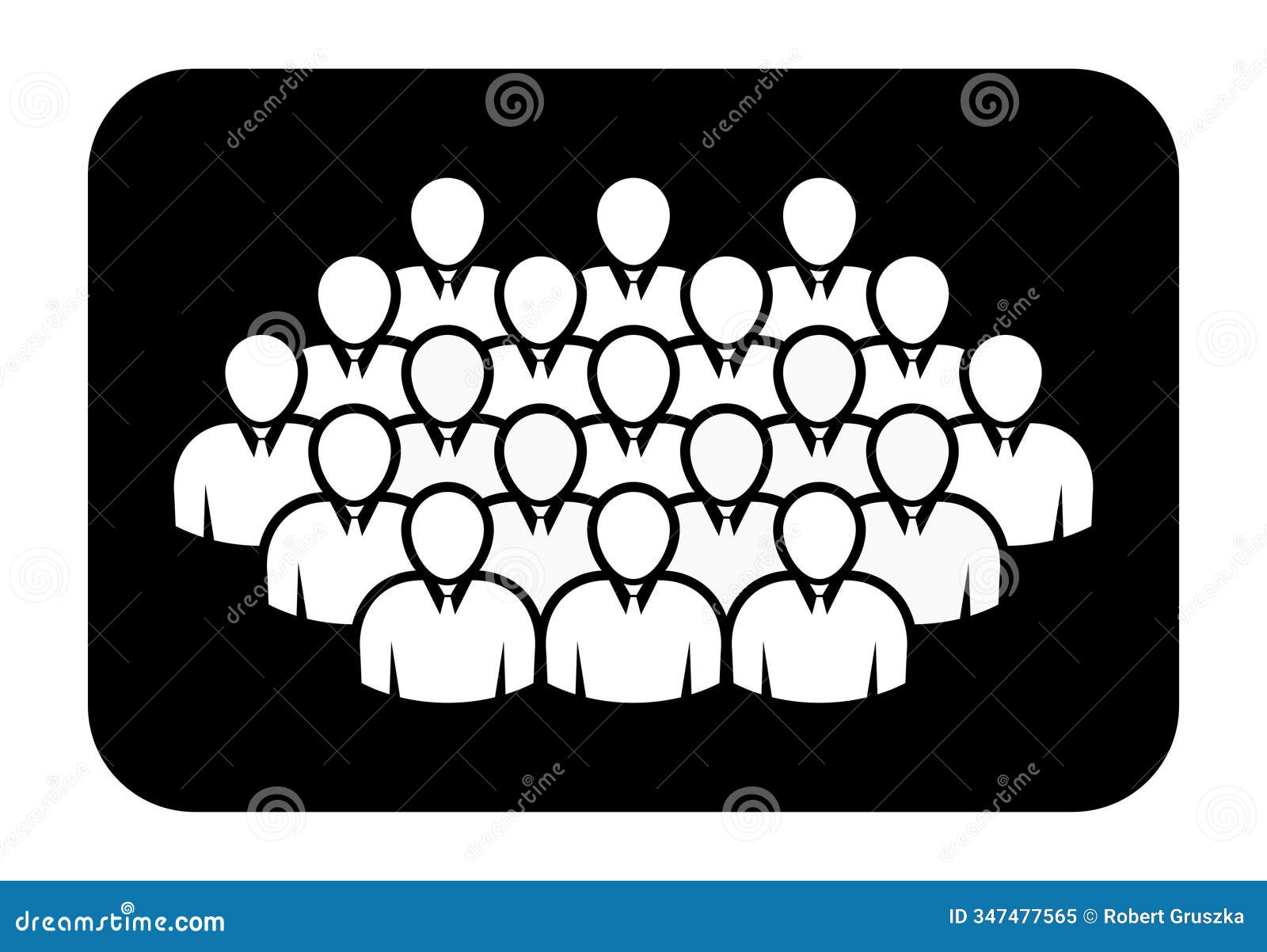 Symbol, people icon. stock vector. Illustration of black - 347477565