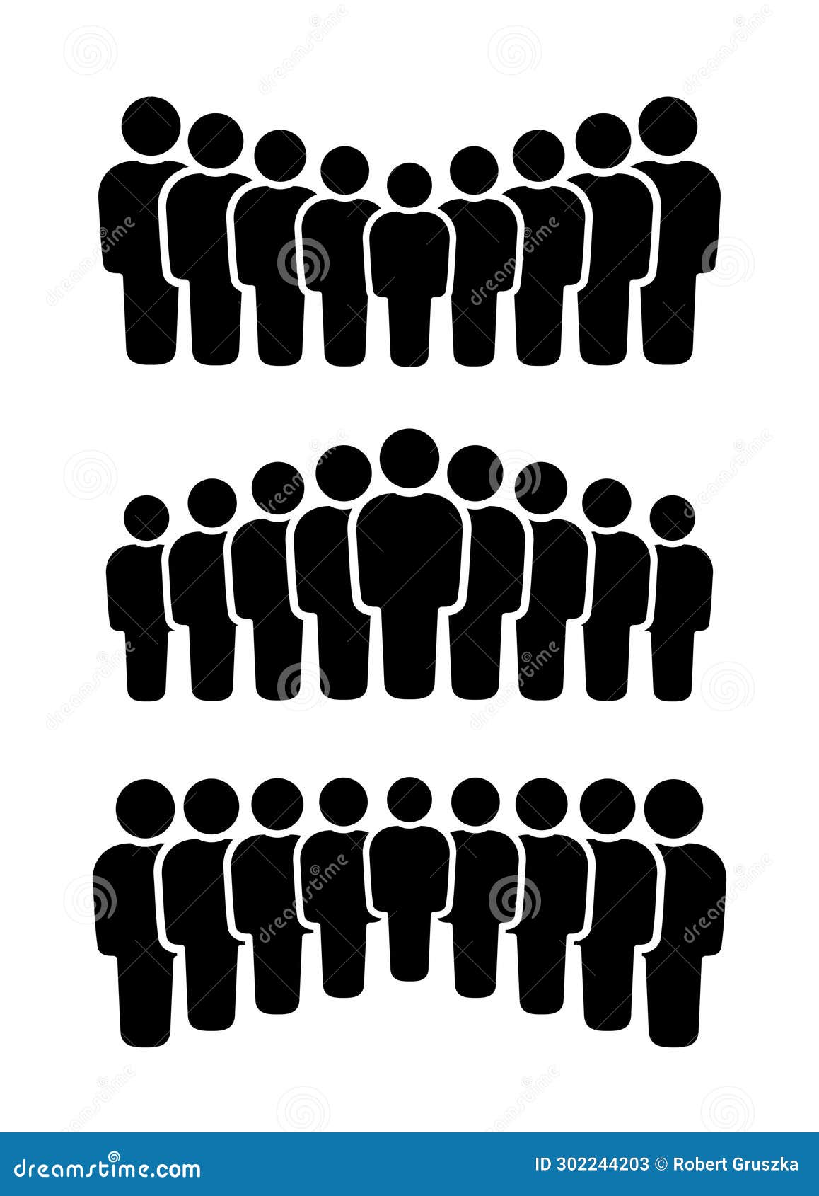 Symbol, people icon stock vector. Illustration of person - 302244203