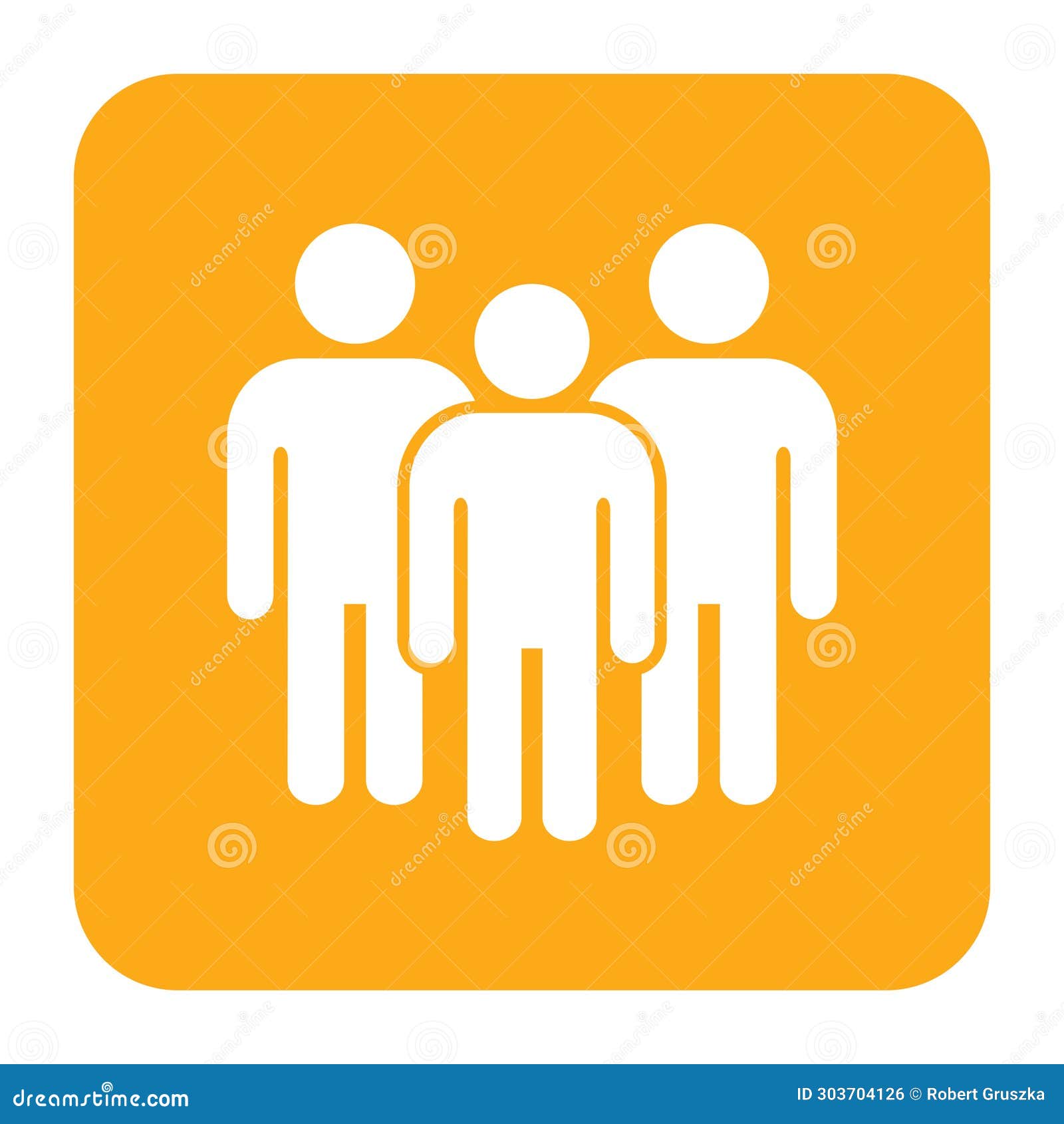 Symbol, people icon stock illustration. Illustration of vector - 303704126