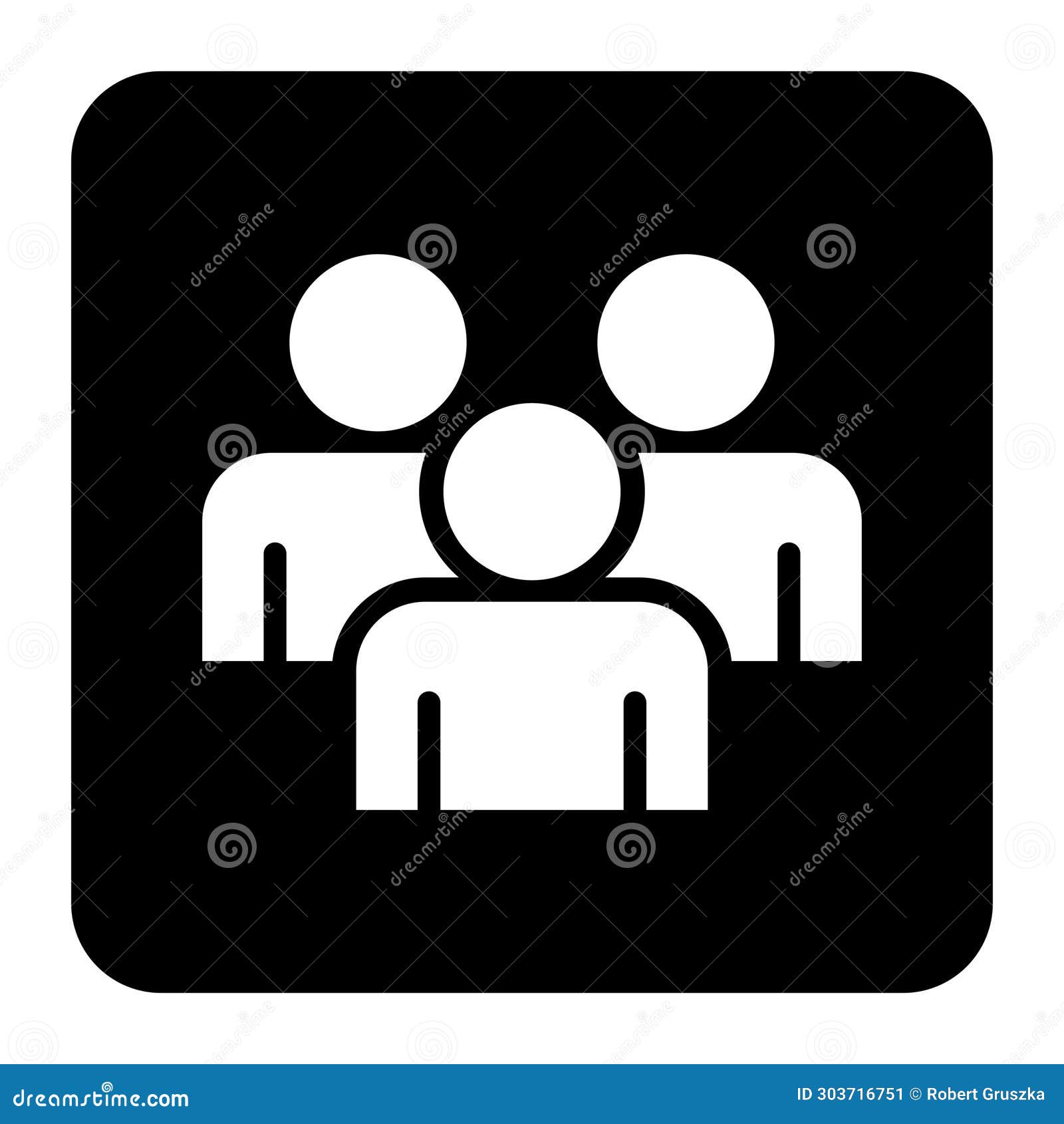 Symbol, people icon stock illustration. Illustration of people - 303716751