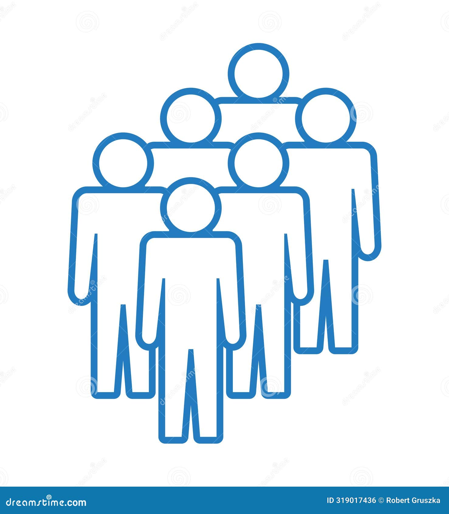 Symbol, people icon. stock vector. Illustration of cartoon - 319017436