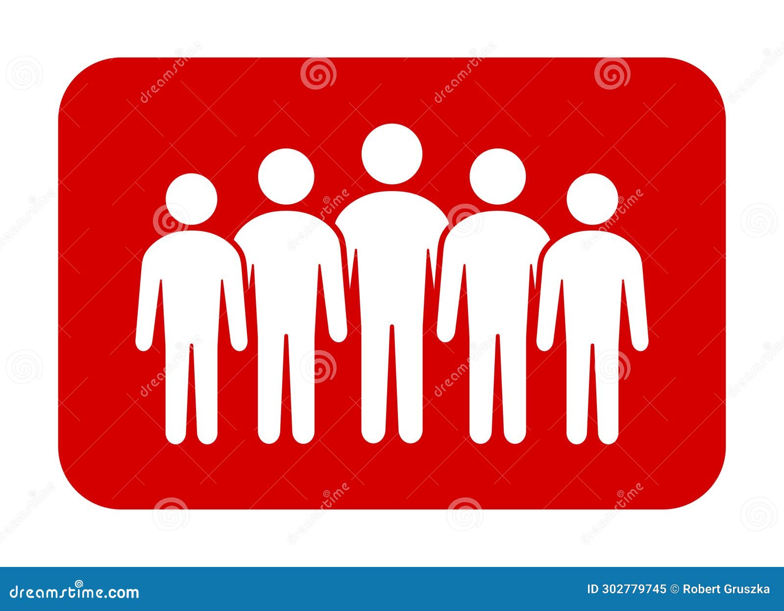 Symbol, people icon stock vector. Illustration of person - 302779745